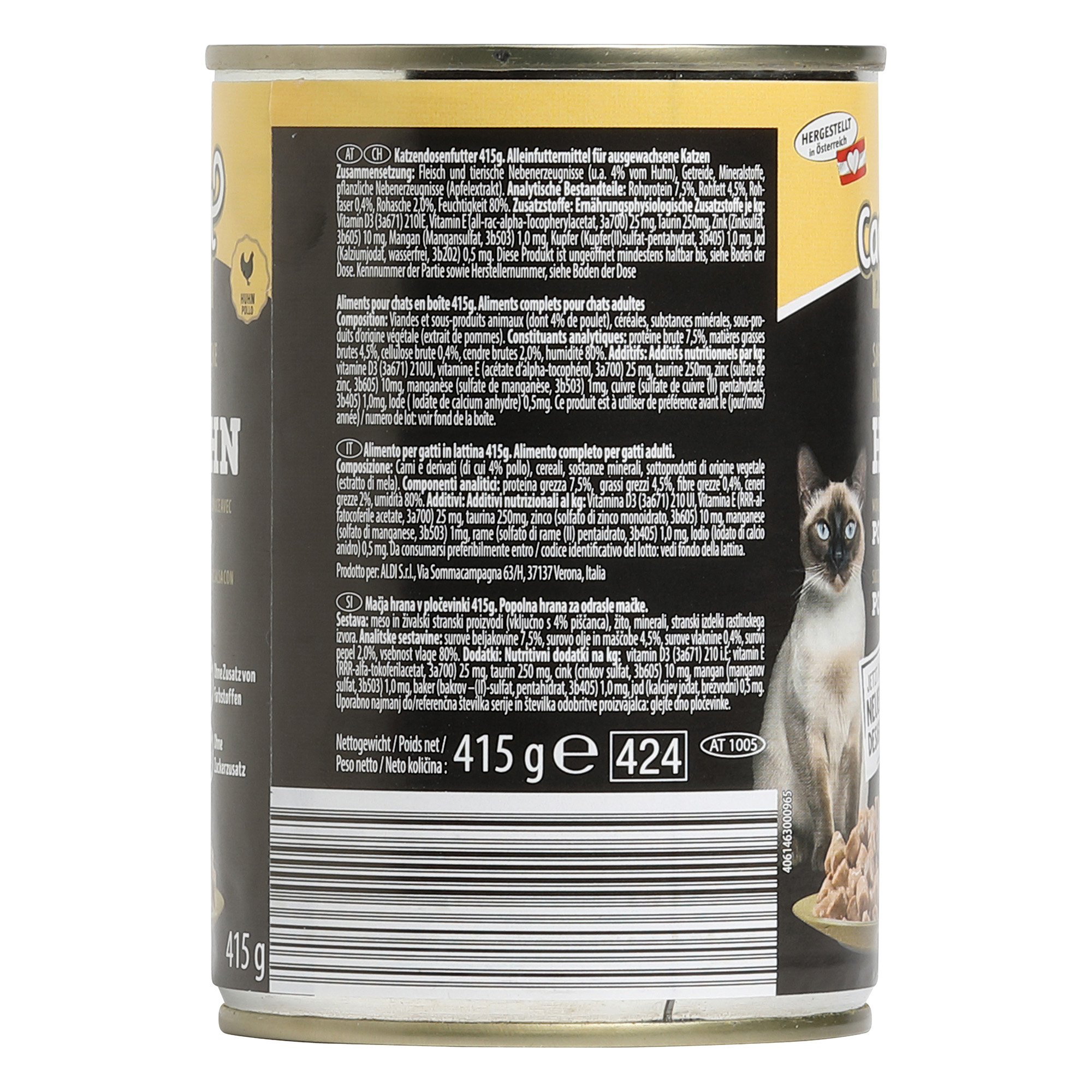 CACHET Katzenfutter, Huhn | ALDI-now