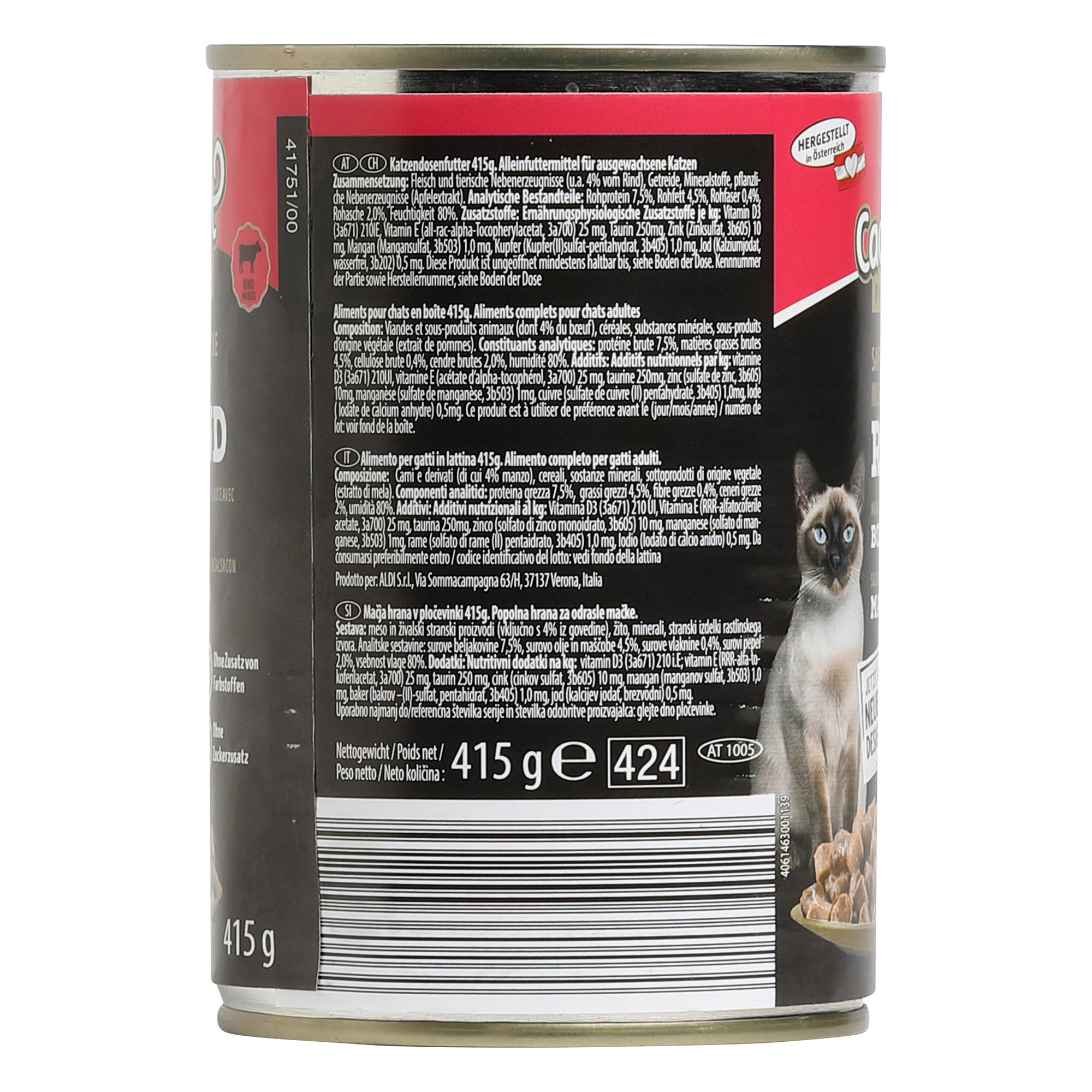 CACHET Katzenfutter, Rind | ALDI-now