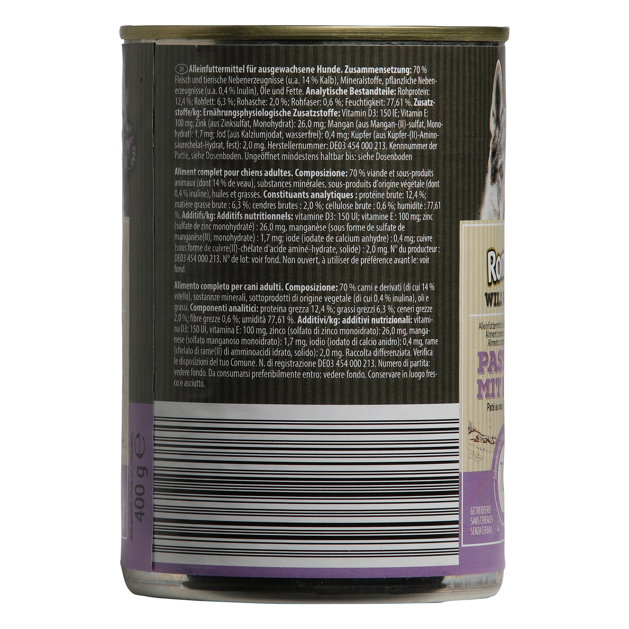 ROMEO Wild Roots Hundefutter Kalb | ALDI-now