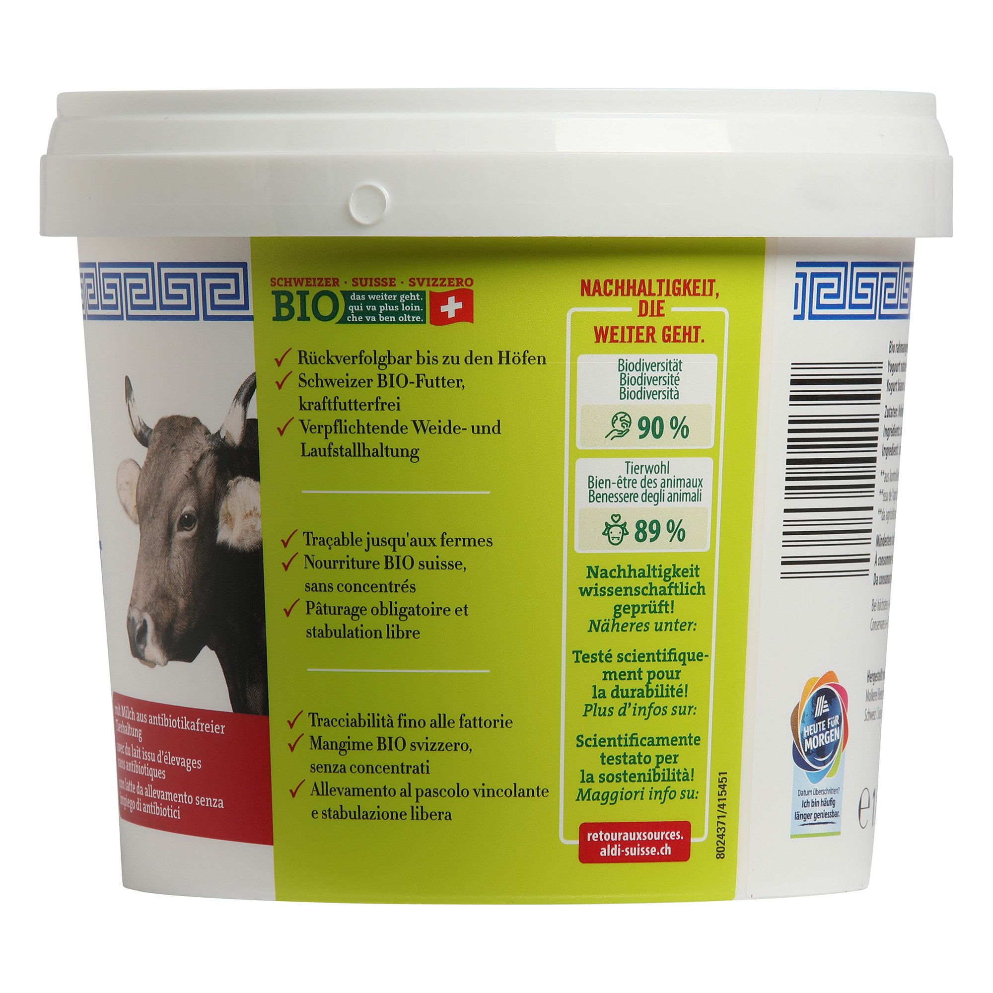 RETOUR AUX SOURCES BIO Yogurt nature alla greca | ALDI-now