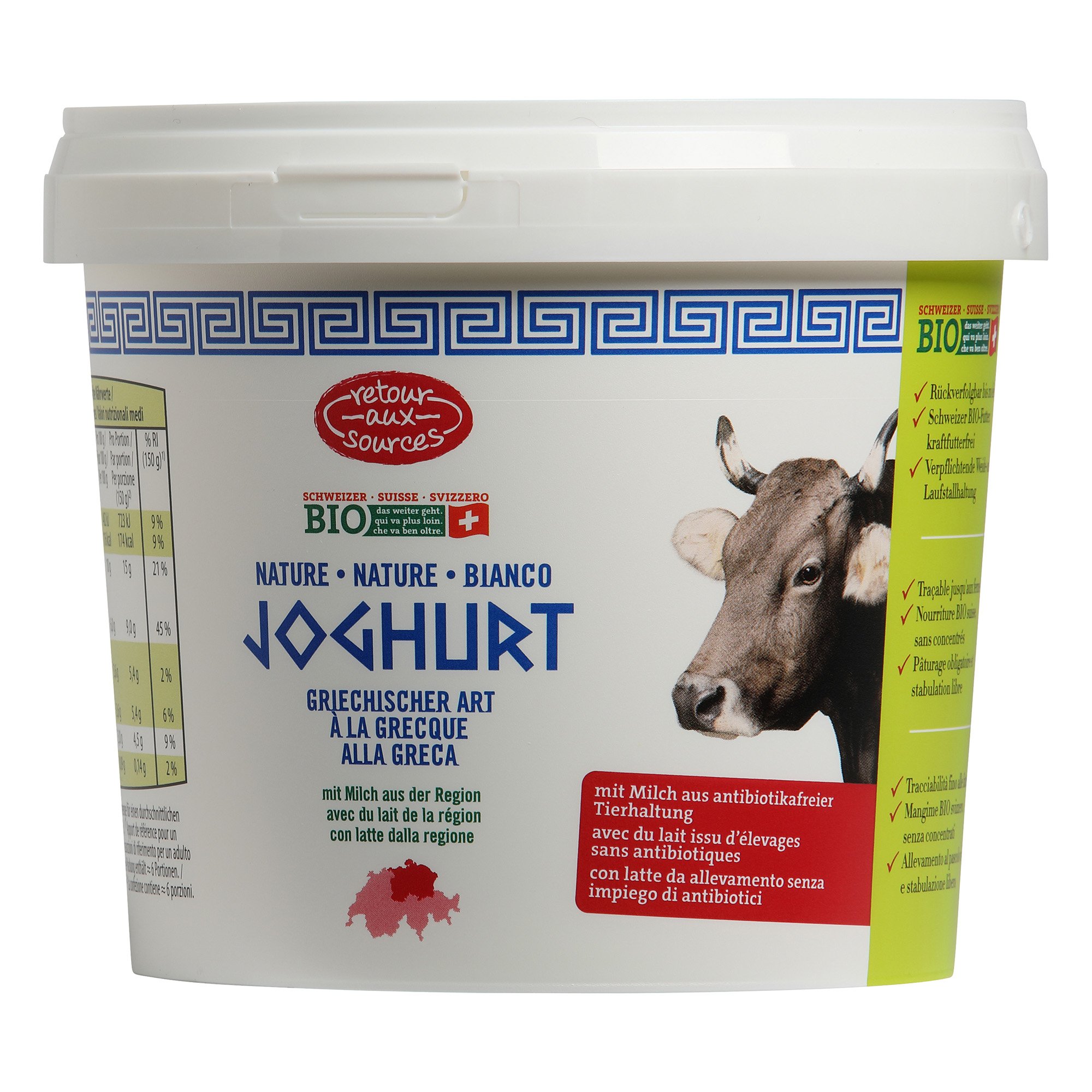 RETOUR AUX SOURCES BIO Yogurt nature alla greca | ALDI-now