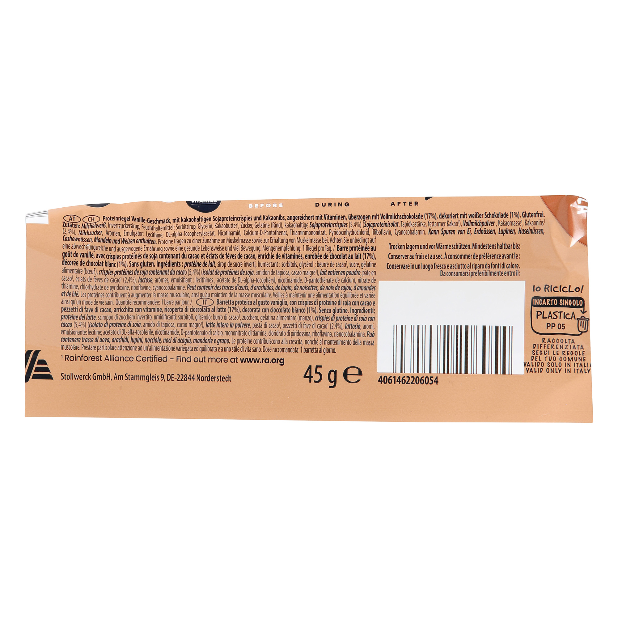MULTINORM Protein Riegel, Stracciatella | ALDI-now