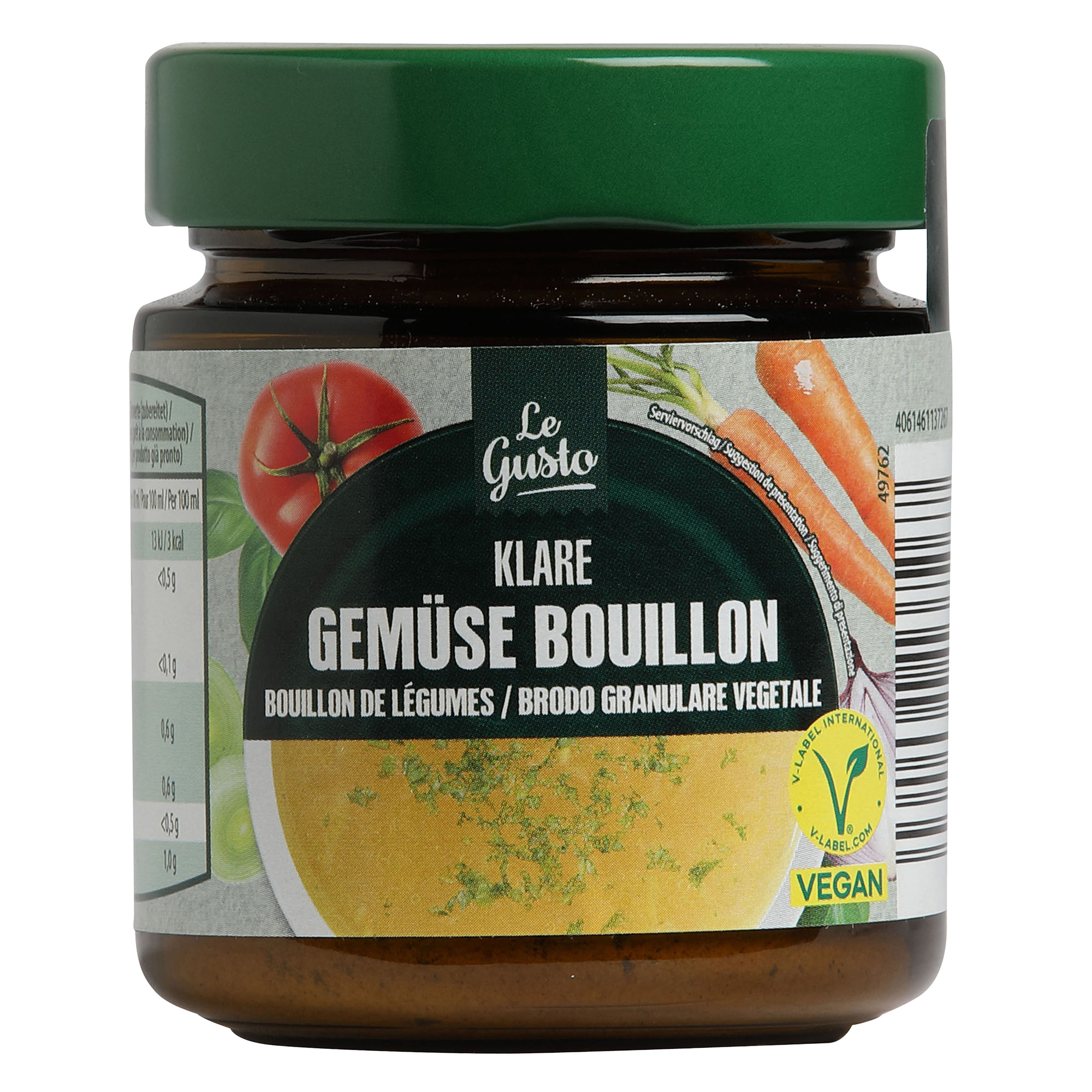 LE GUSTO Klare Bouillon im Glas, Gemüse | ALDI-now