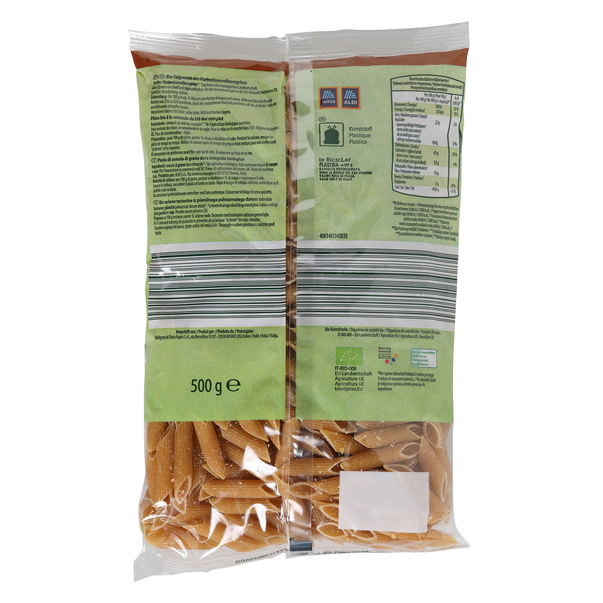 BIO Pasta, penne integrali | ALDI-now