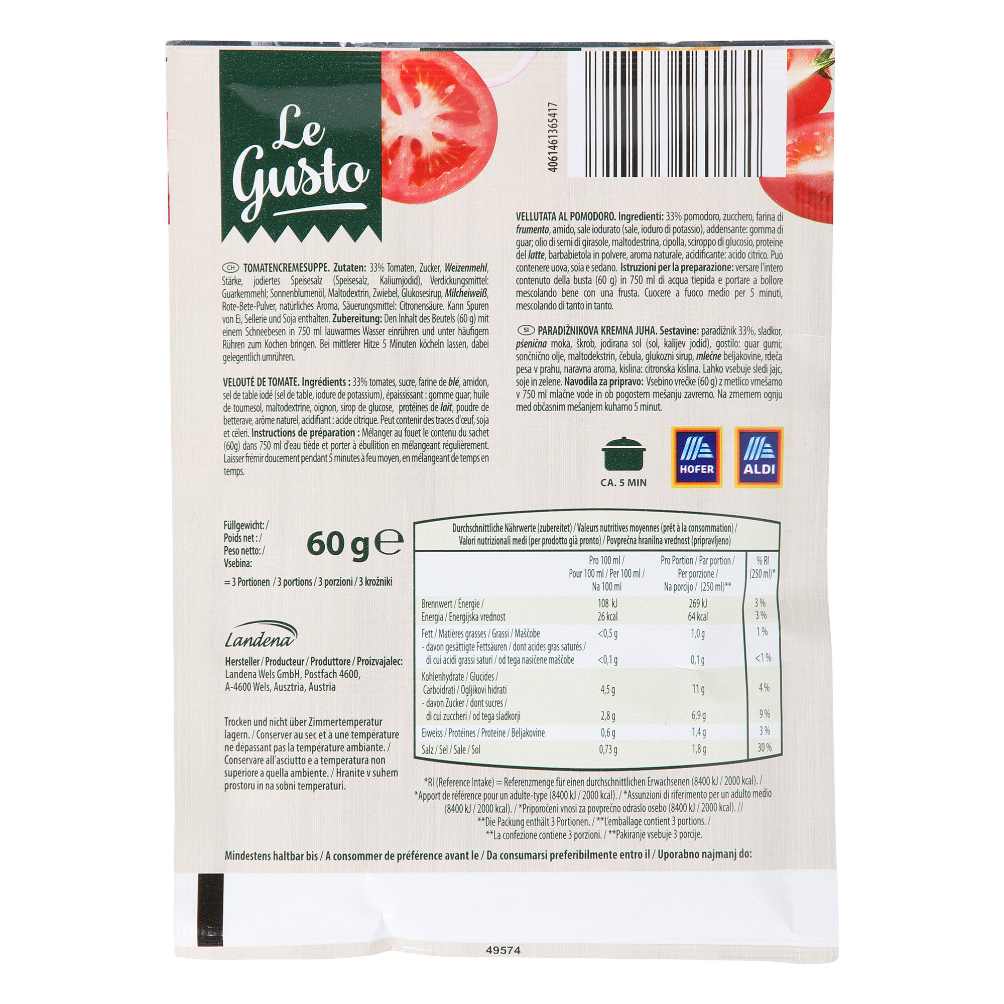 LE GUSTO Tomatencremesuppe | ALDI-now