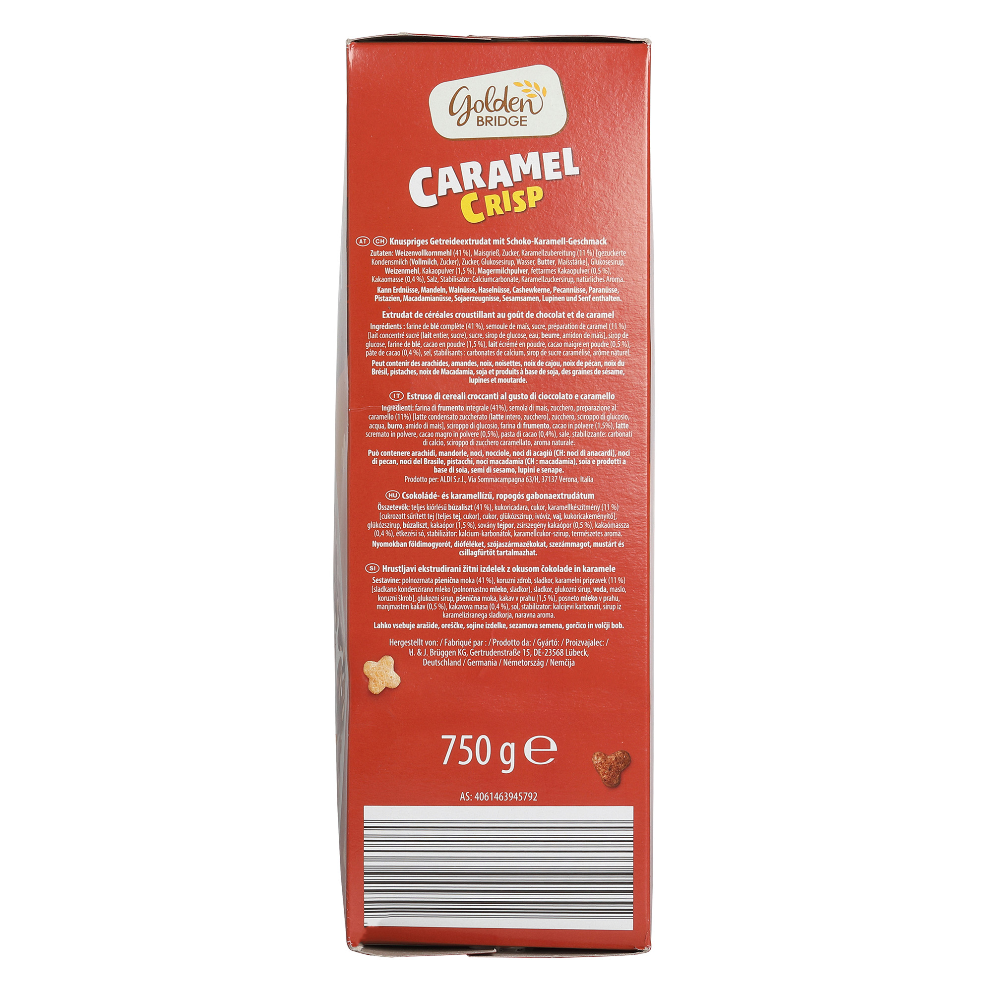 GOLDEN BRIDGE Caramel Crisp | ALDI-now