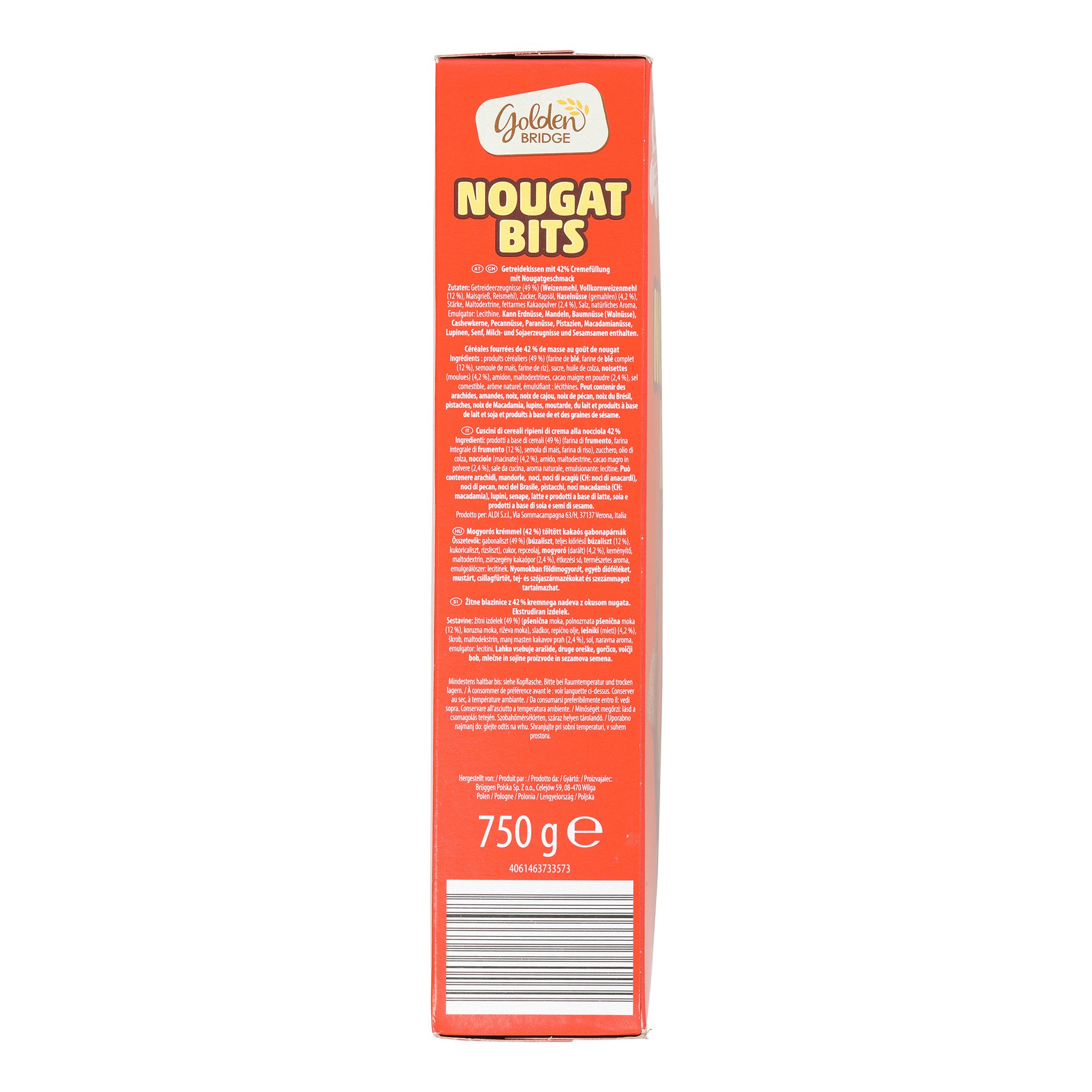 GOLDEN BRIDGE Nougat Bits | ALDI-now