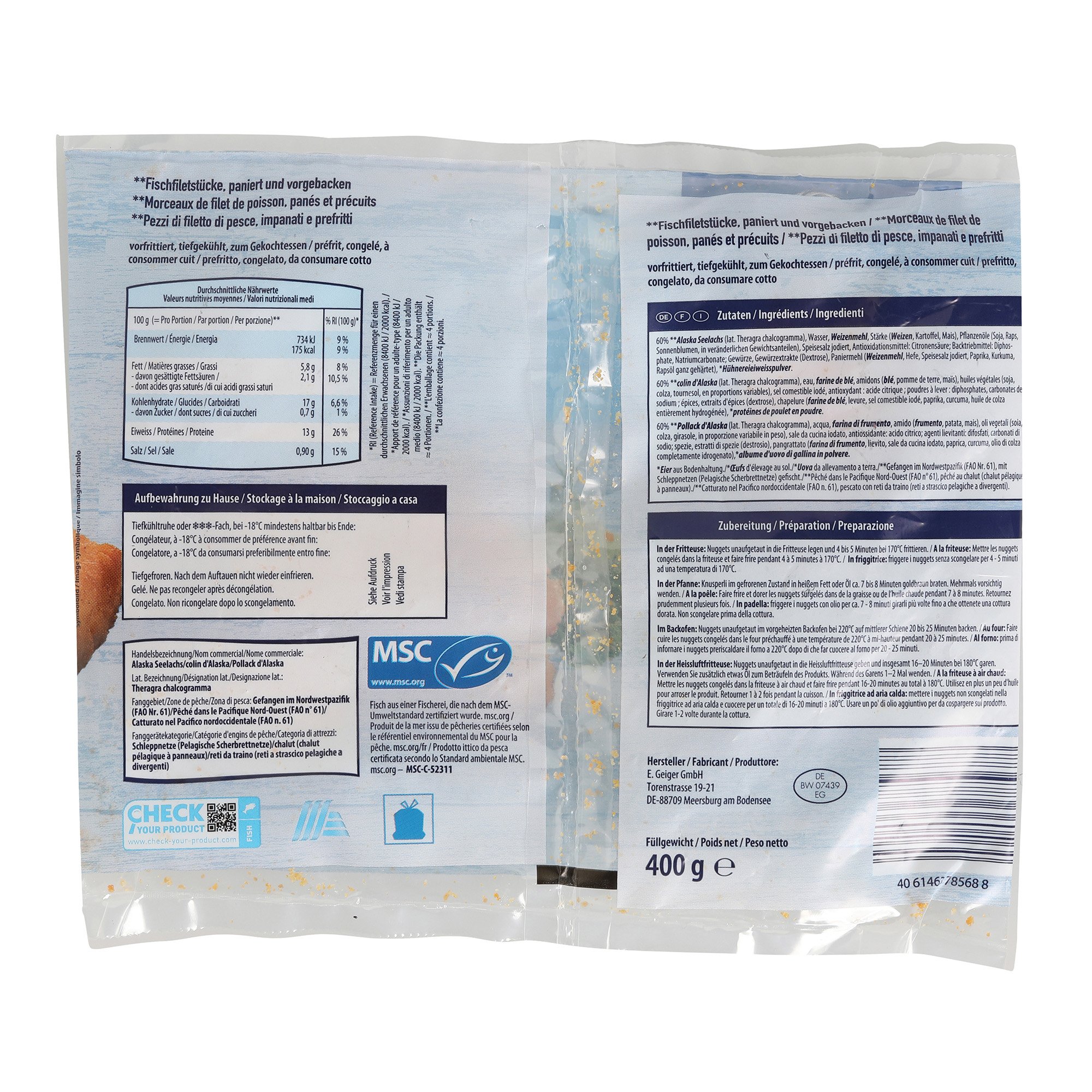 GOLDEN SEAFOOD MSC Fisch Nuggets | ALDI-now