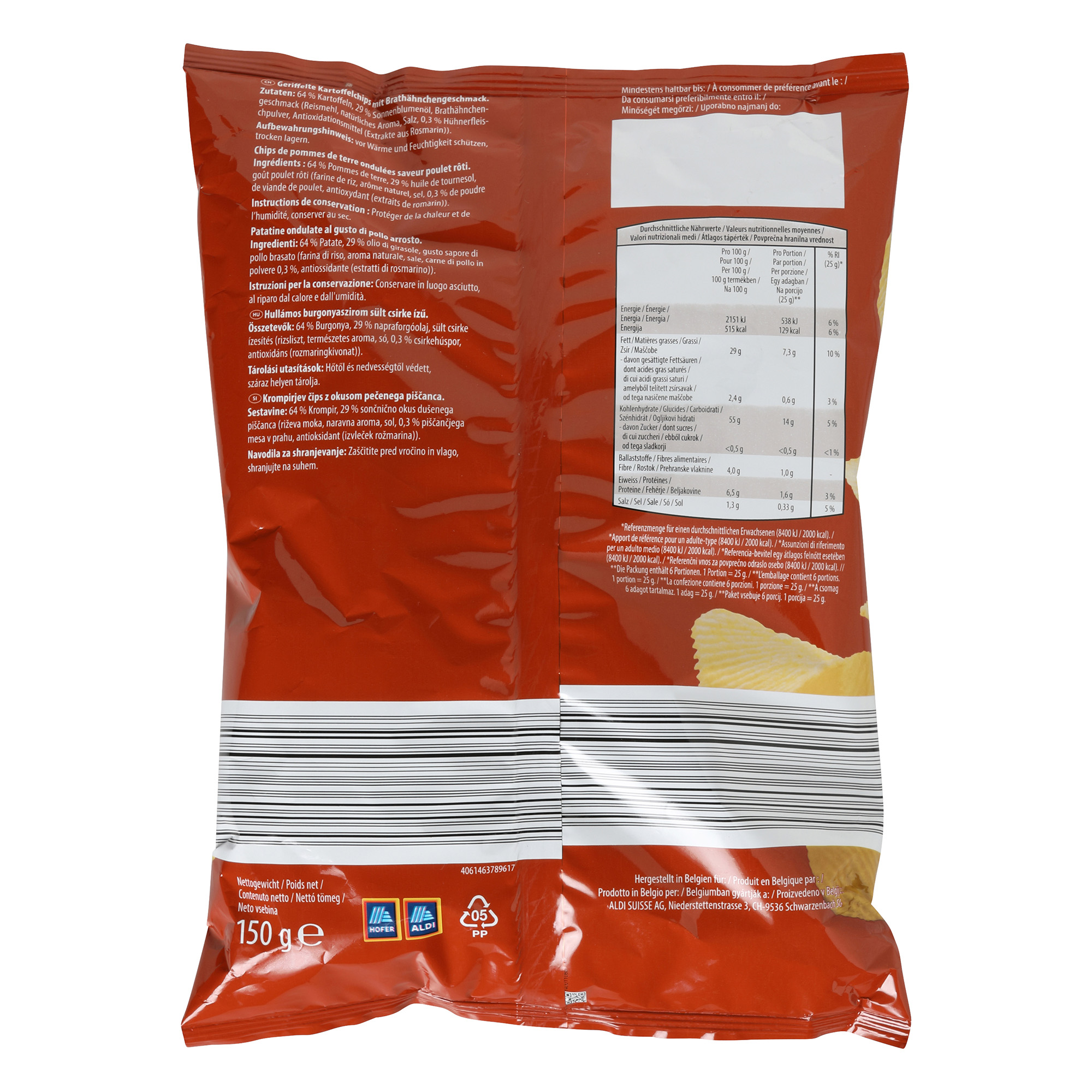 SNACK FUN Chips ondulées poulet | ALDI-now