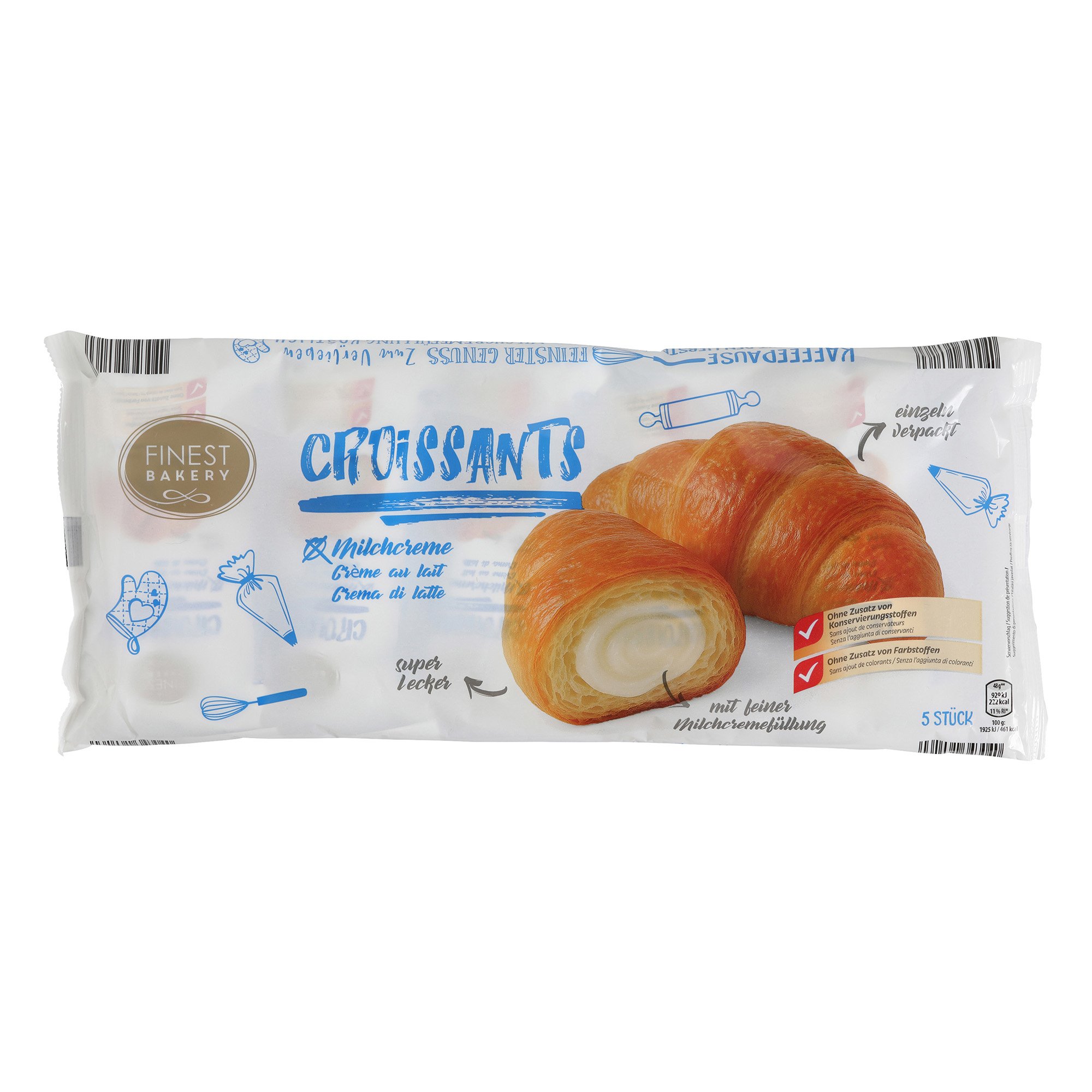 FINEST BAKERY Croissants, crème au lait | ALDI-now