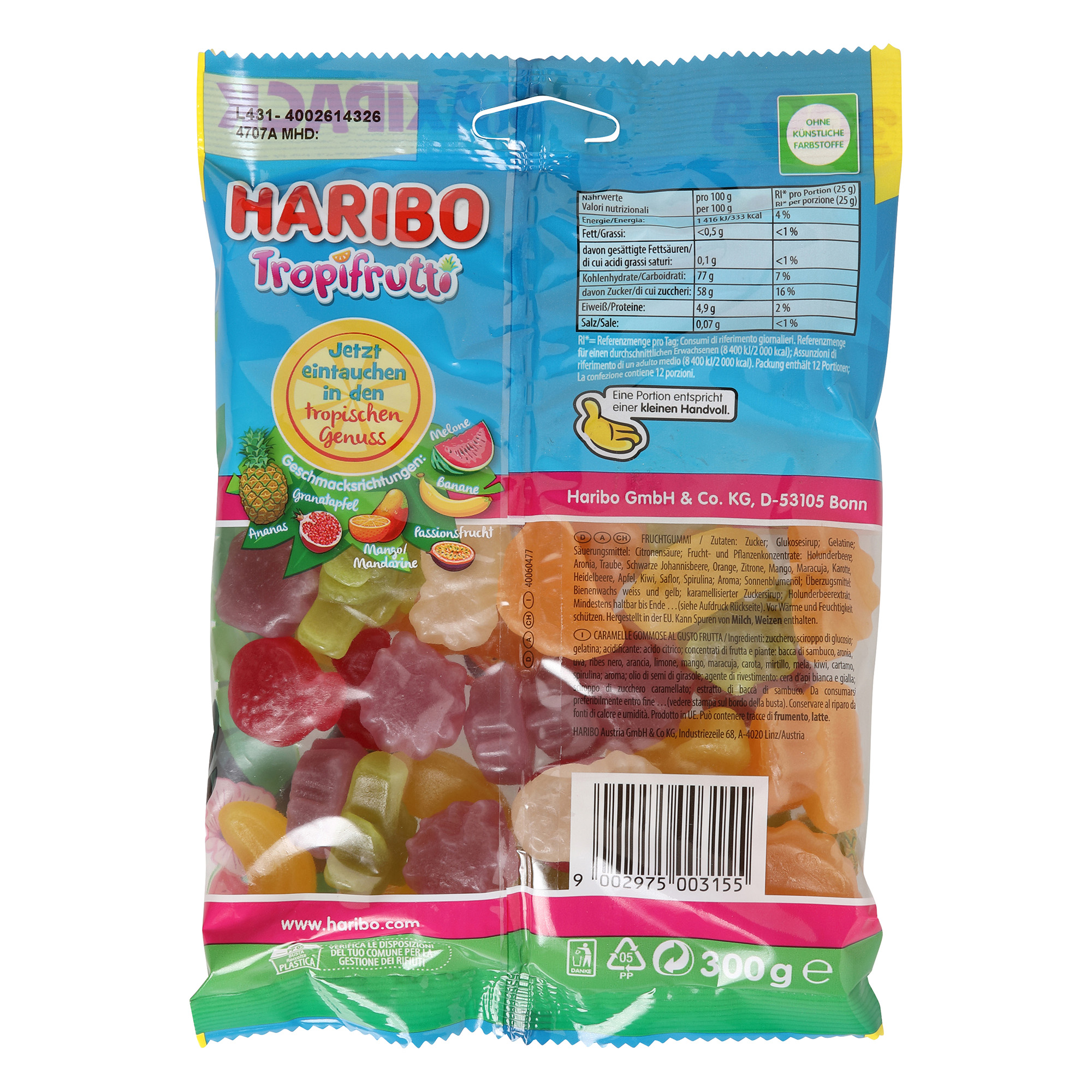 HARIBO Gommes fruitées Tropifrutti | ALDI-now