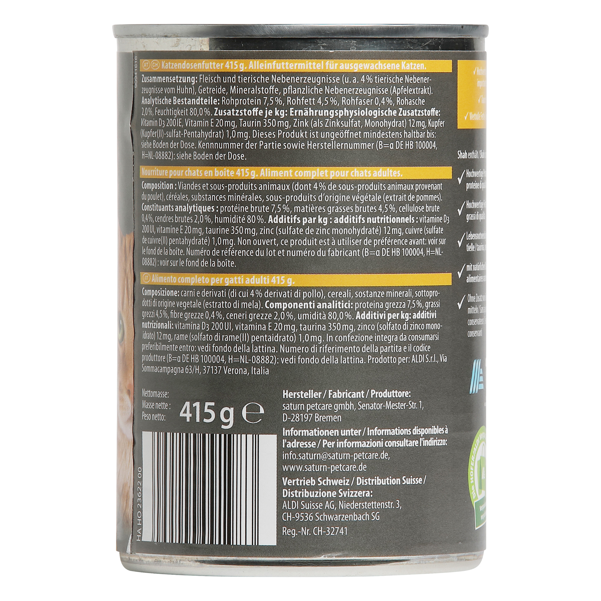 SHAH SELECT Katzendosenfutter, Huhn | ALDI-now