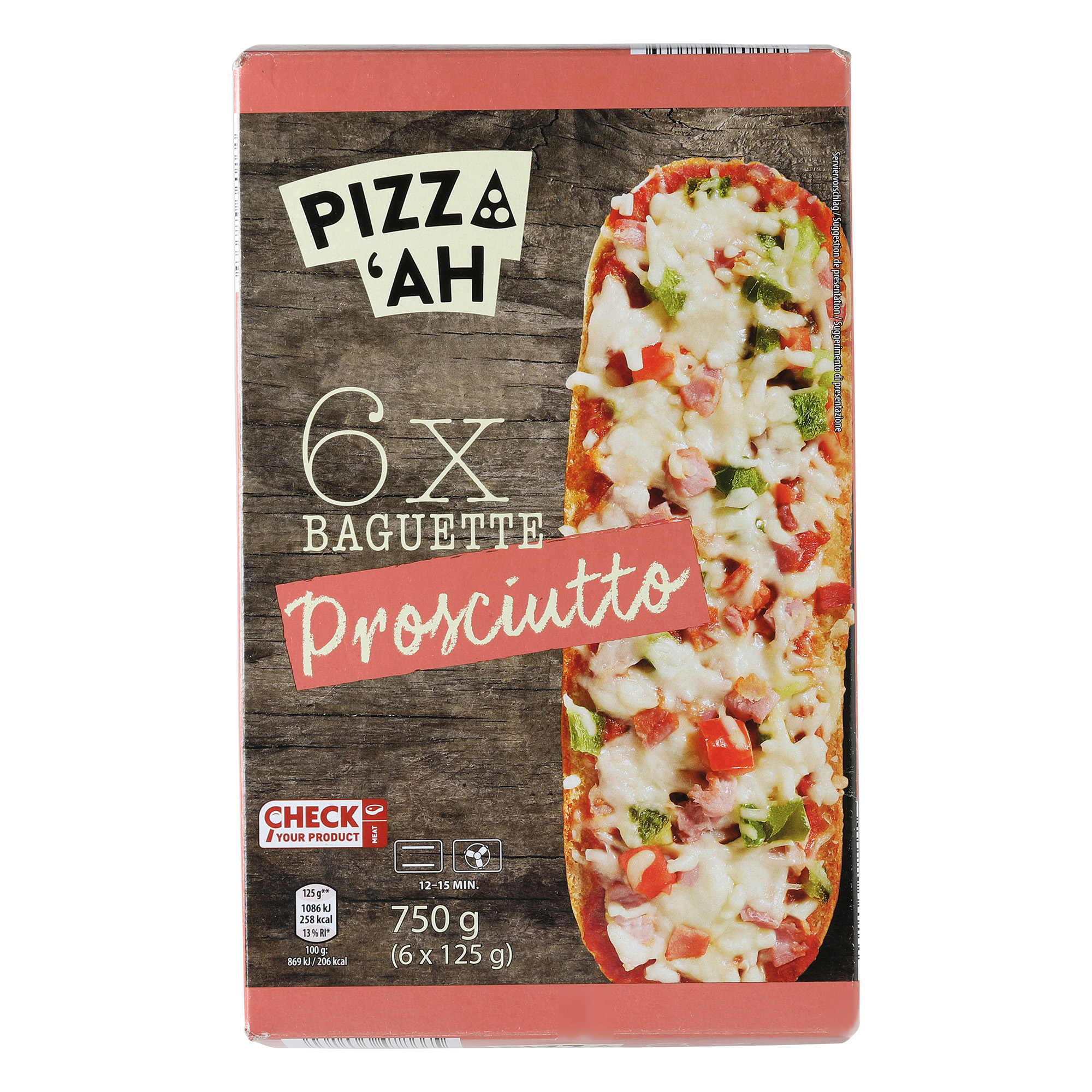 PIZZ'AH Baguette pizza Prosciutto | ALDI-now