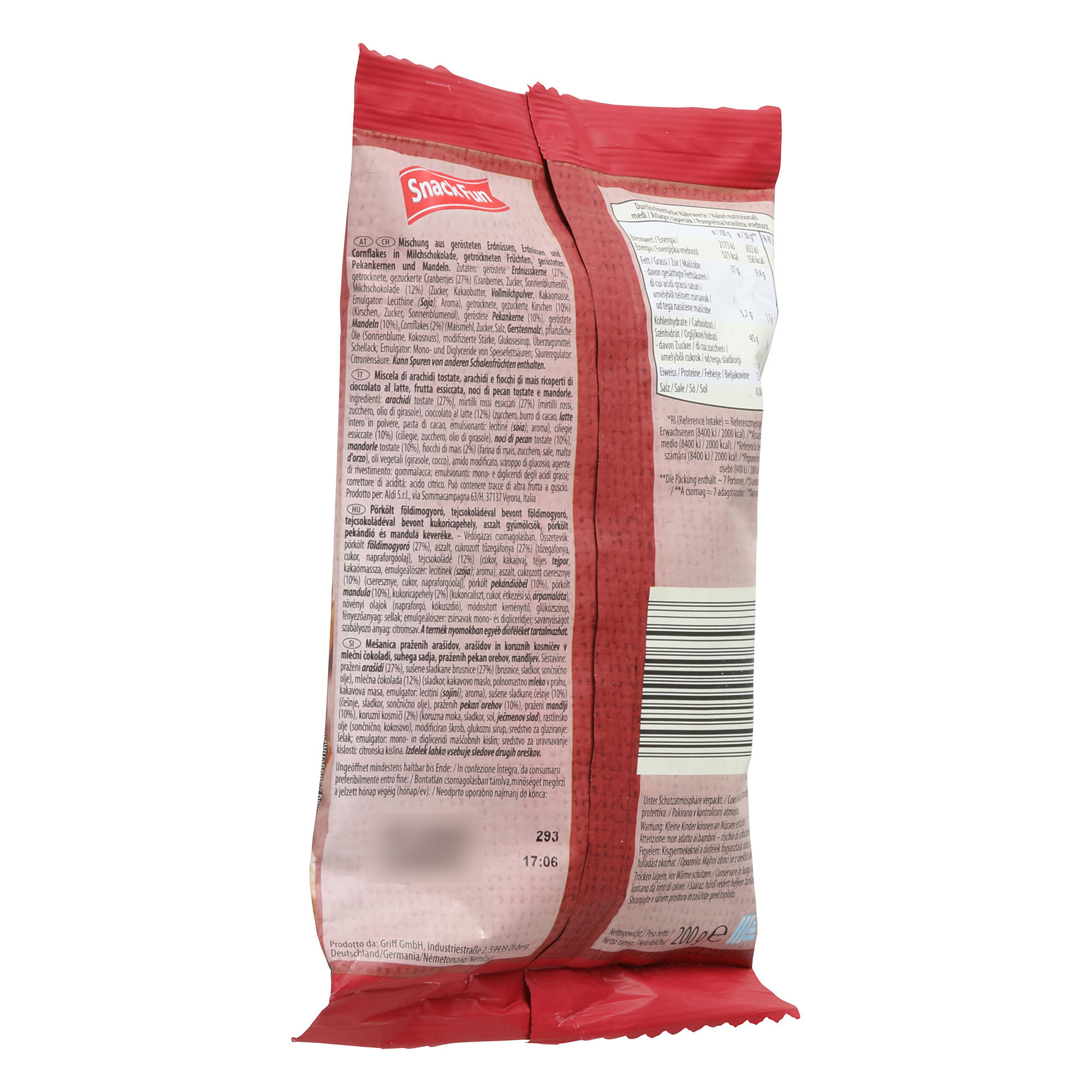 SNACK FUN Mix di frutta e noci, berry | ALDI-now