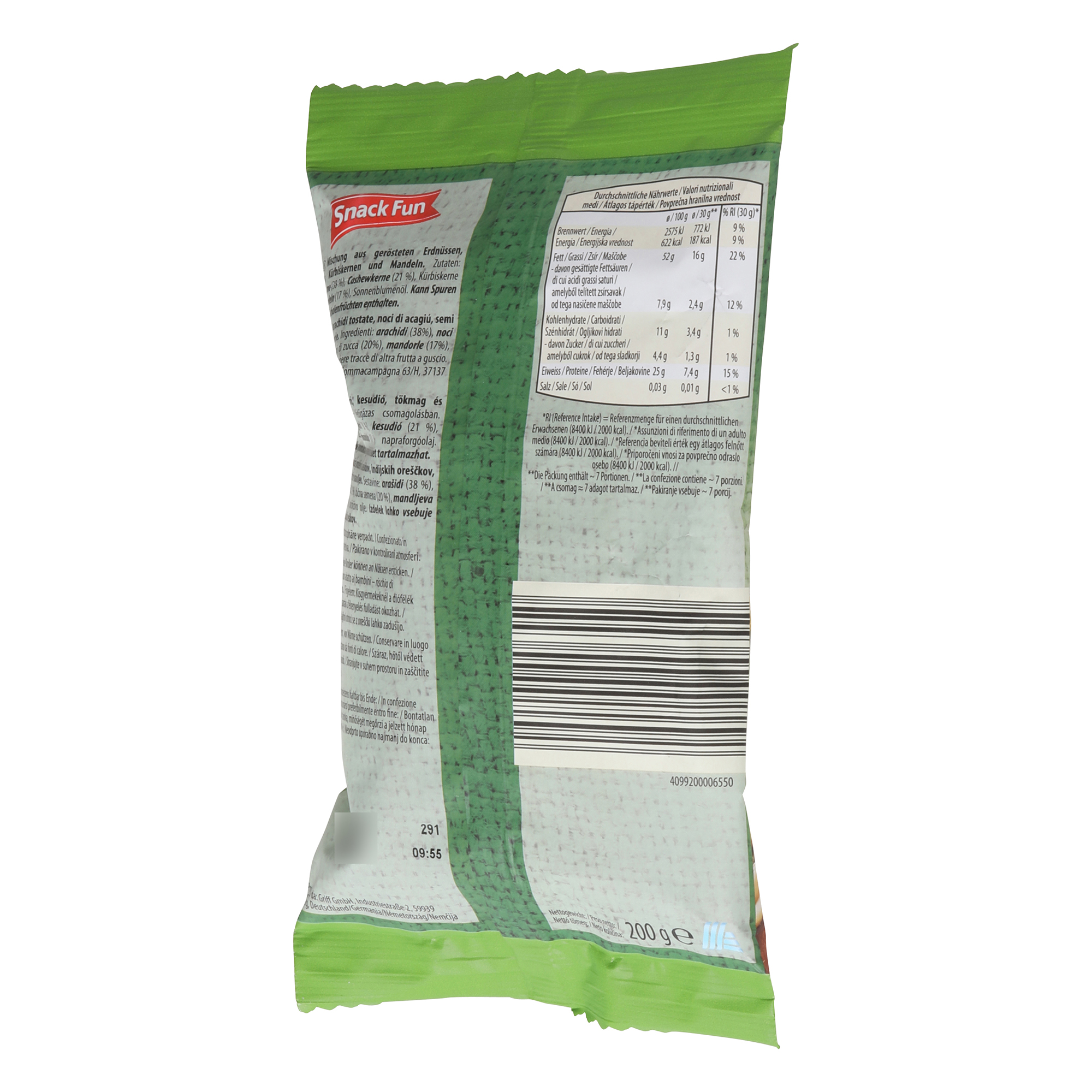 SNACK FUN Nuss Samen Mix, ungesalzen | ALDI-now