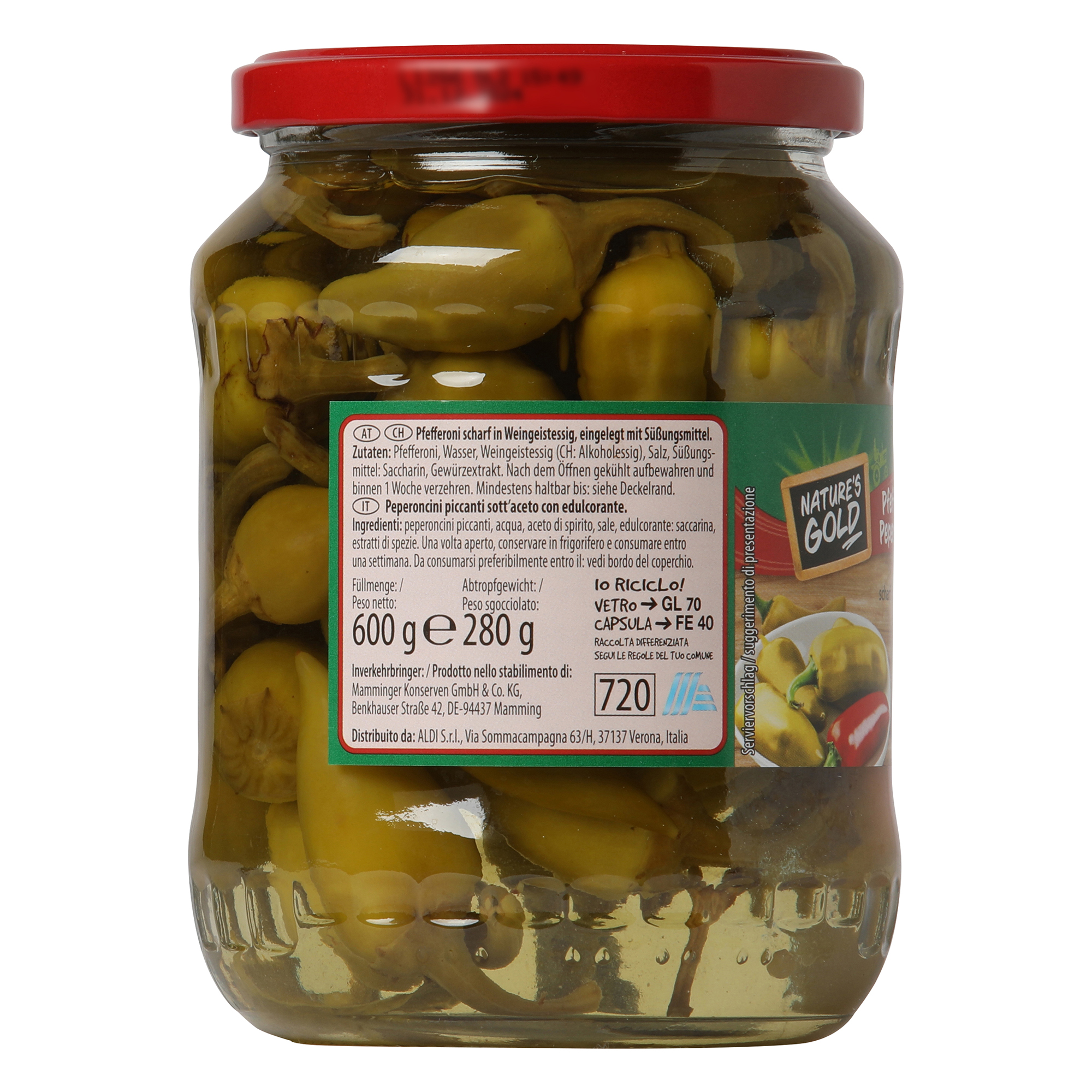 NATURE'S GOLD Pfefferoni, Scharf | ALDI-now