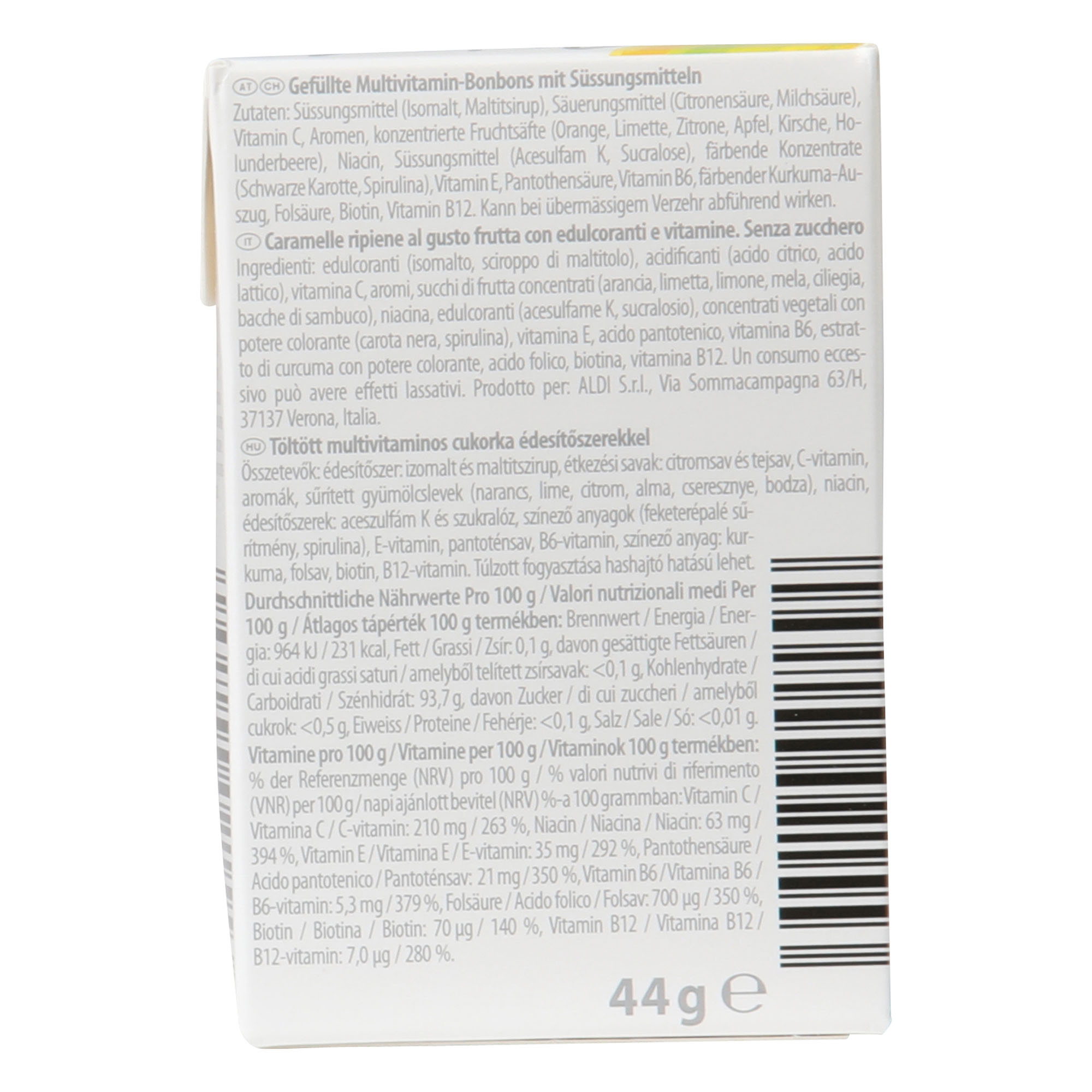 MINGLES Bonbons zuckerfrei, Multivitamin | ALDI-now