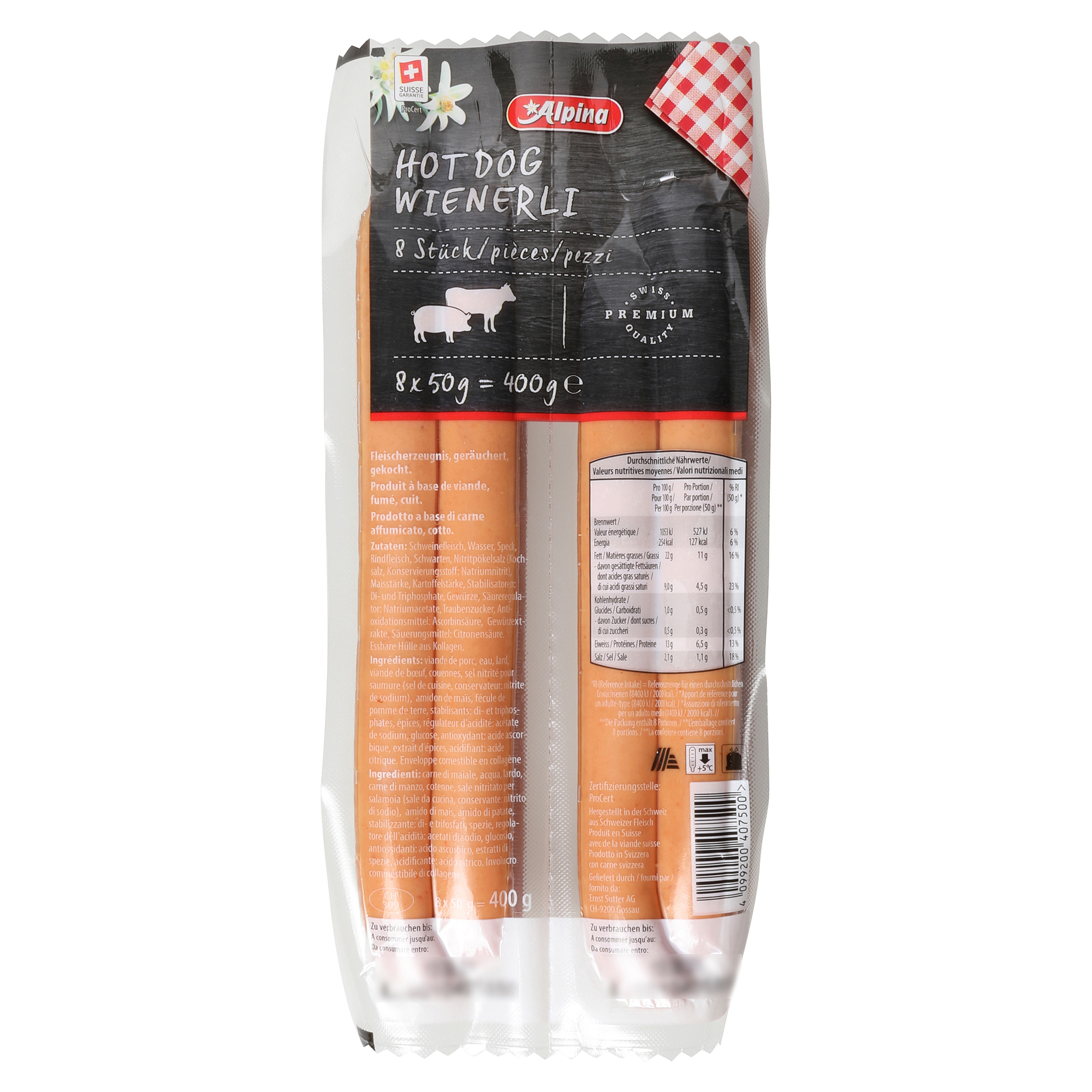 ALPINA Hot Dog Wienerli, 8er-Pack | ALDI-now