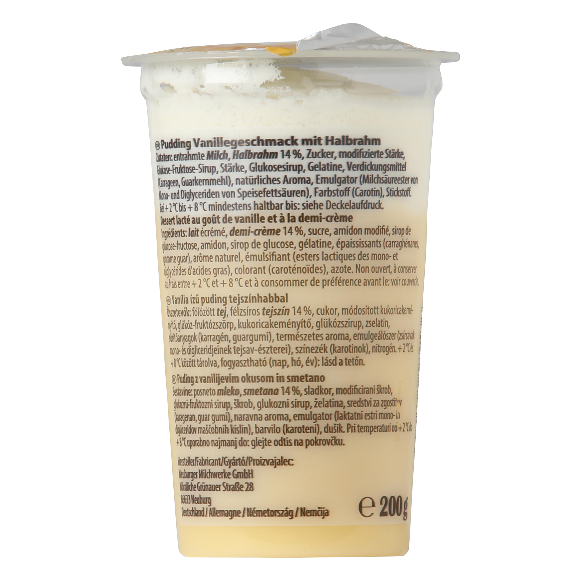 MILFINA Pudding goût de vanille avec demi-crème | ALDI-now