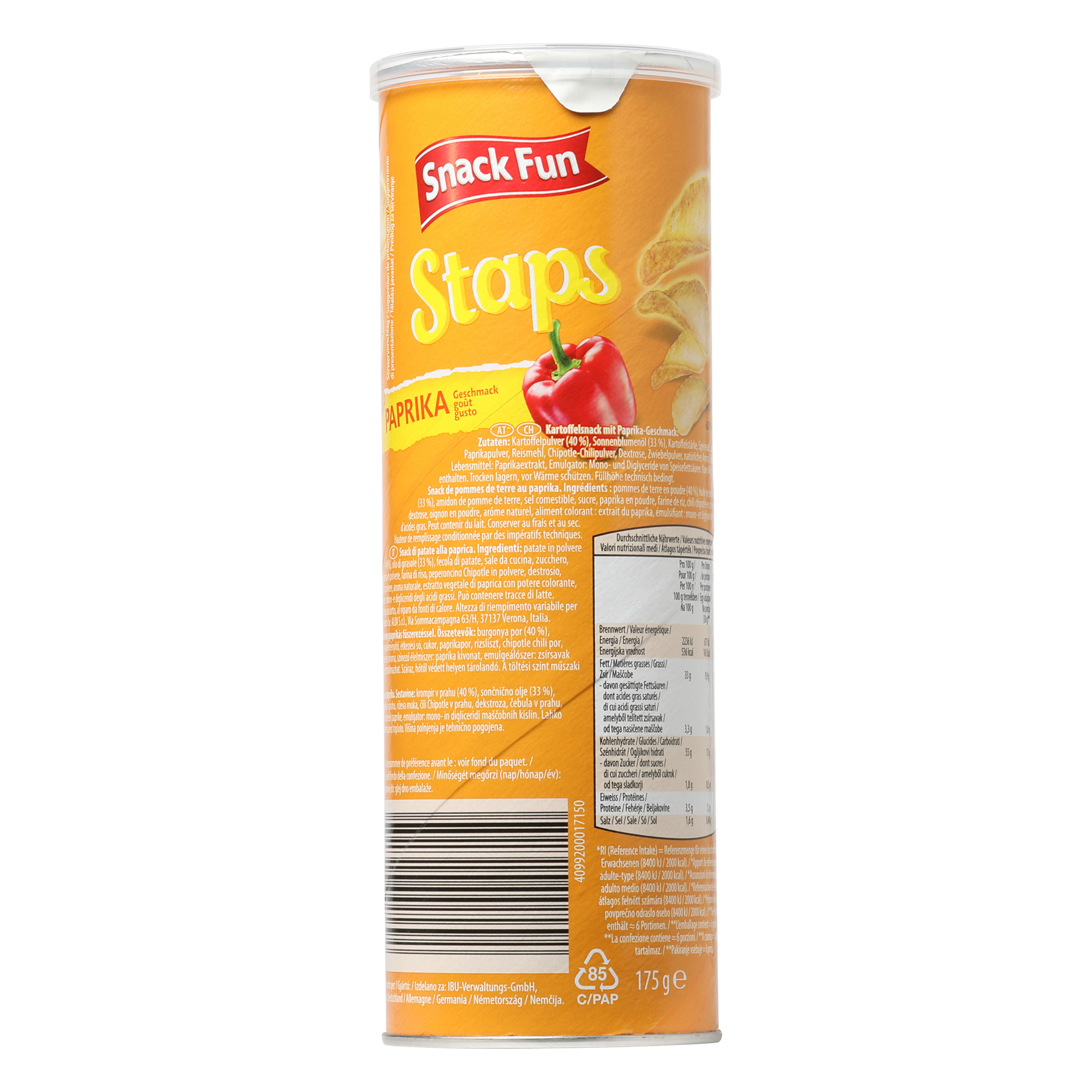 SNACK FUN Chips tuiles, paprika | ALDI-now