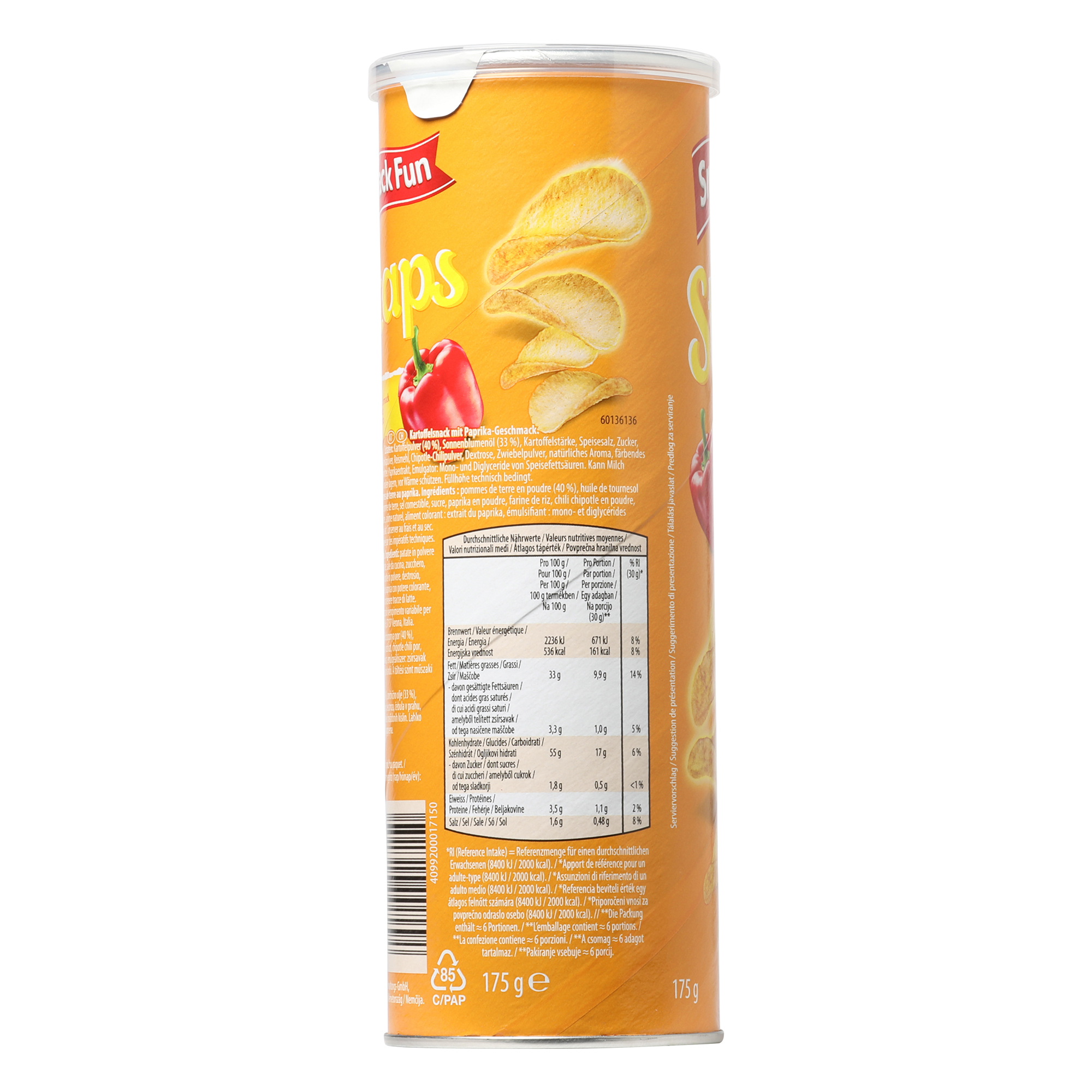 SNACK FUN Chips tuiles, paprika | ALDI-now