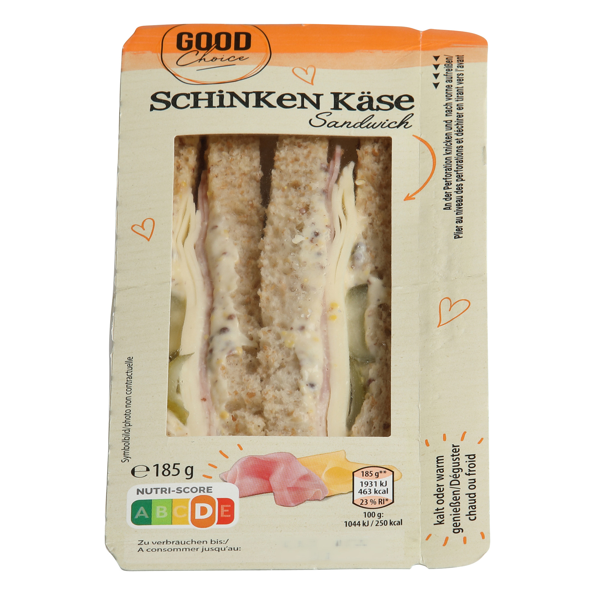 GOOD CHOICE Sandwich, Schinken Käse | ALDI-now