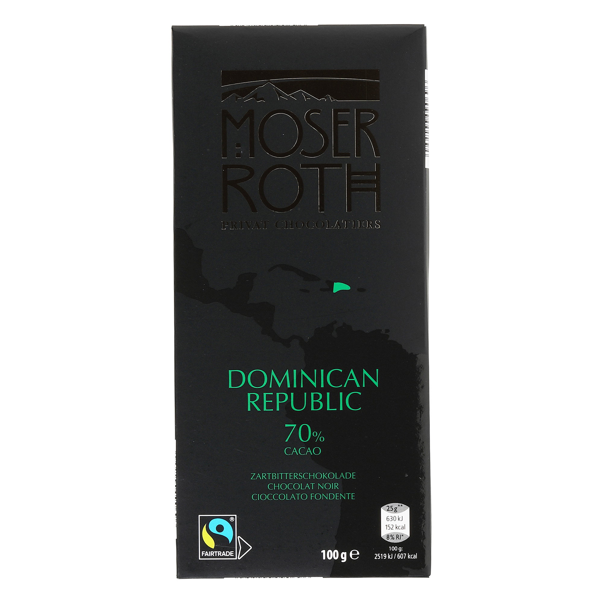 MOSER ROTH Fairtrade-Schokolade, Dominikanische Republik 70% | ALDI-now