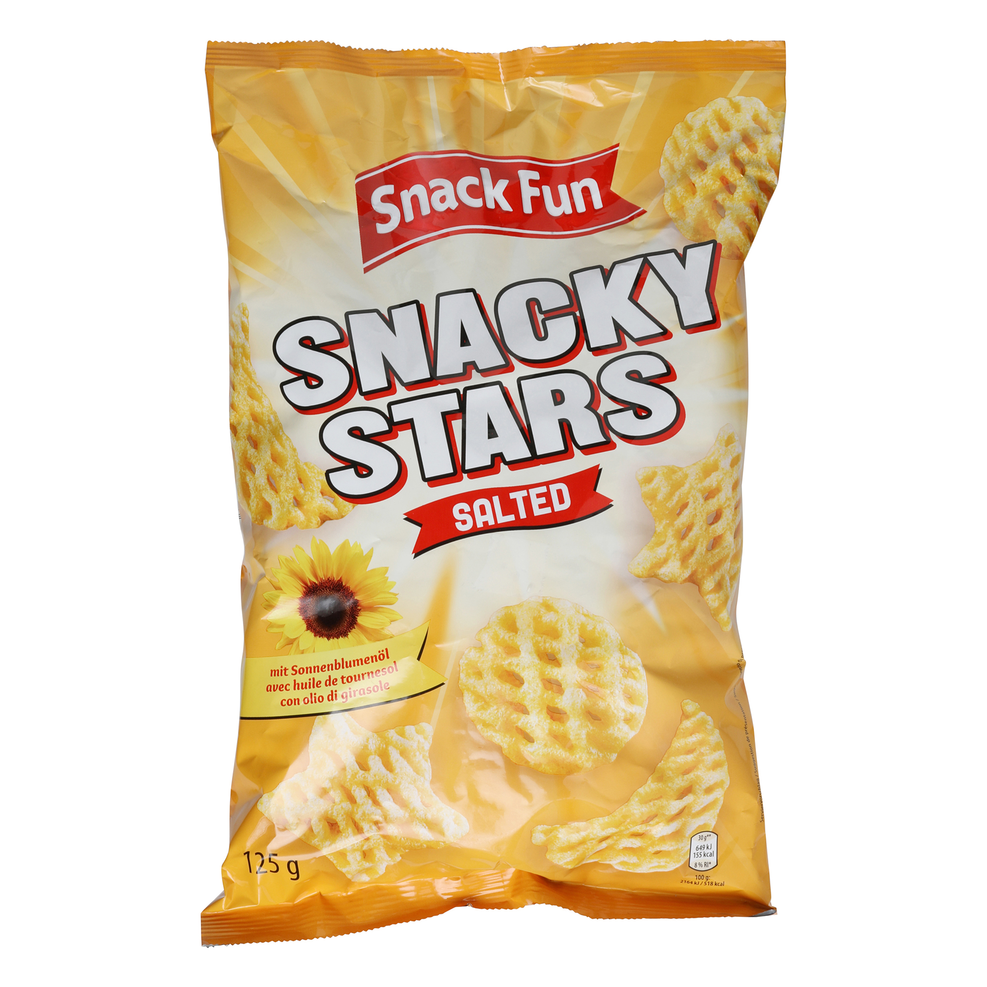 SNACK FUN Patatine snacky stars, salate | ALDI-now