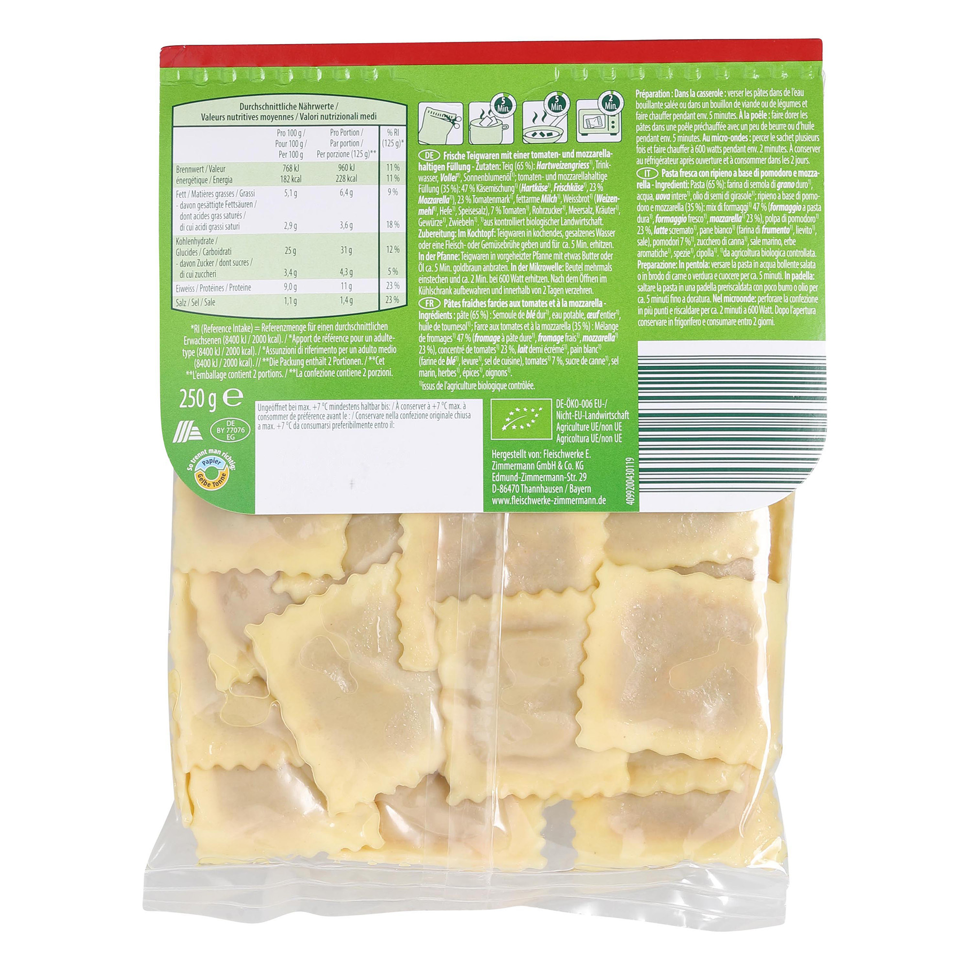 BIO Ravioli mit Tomatenfüllung | ALDI-now