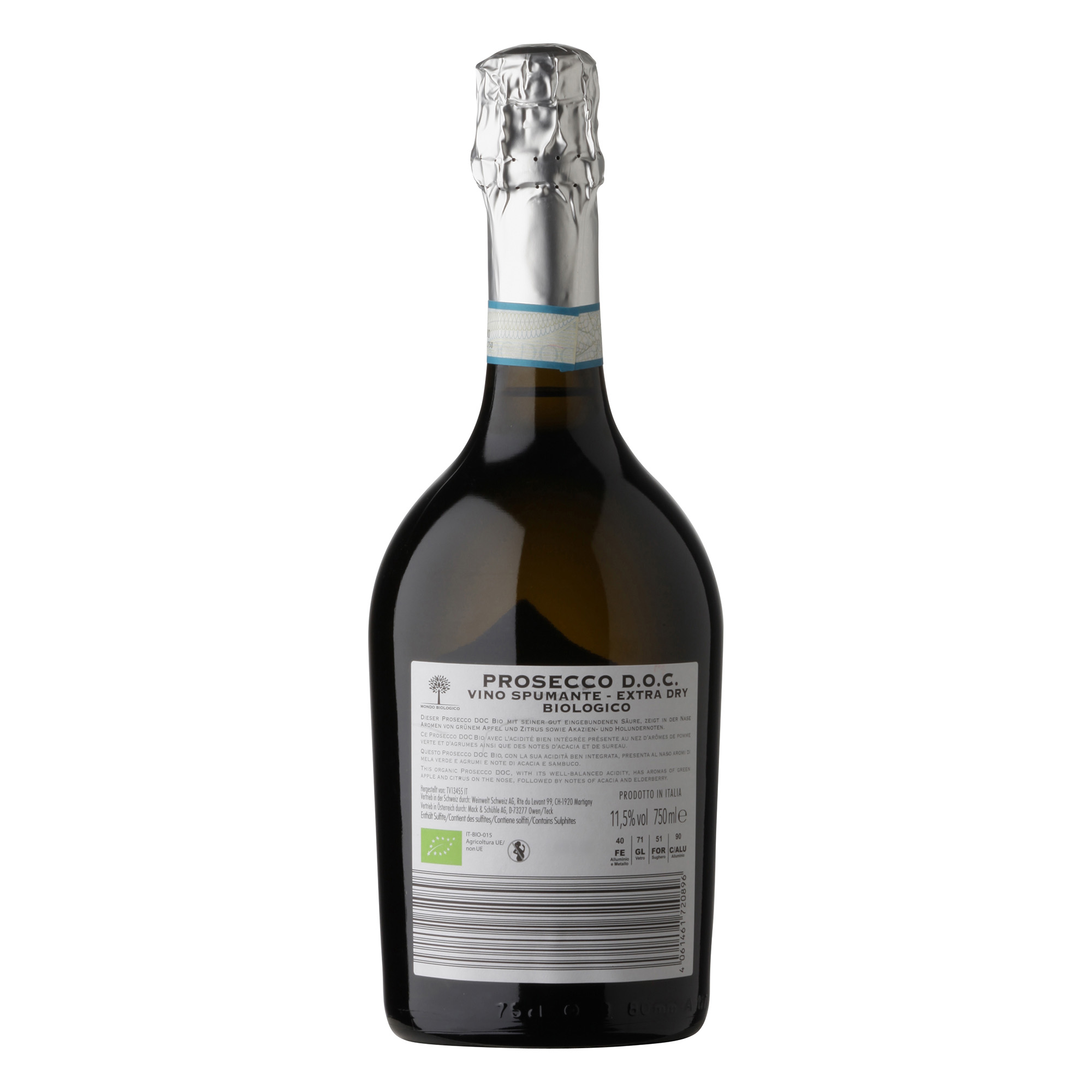 MONDO BIOLOGICO BIO Prosecco DOC | ALDI-now
