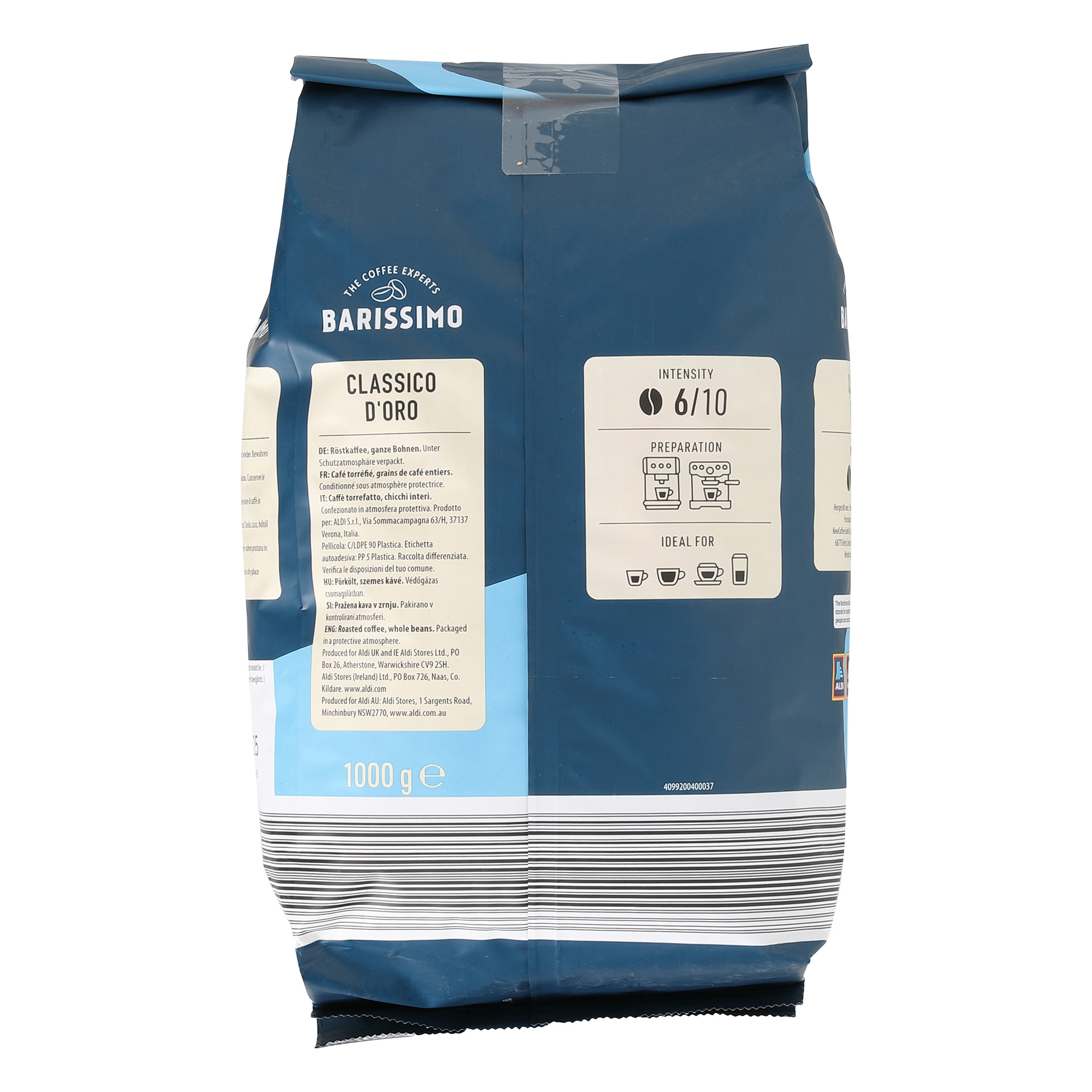 BARISSIMO Kaffee Classico d'Oro | ALDI-now