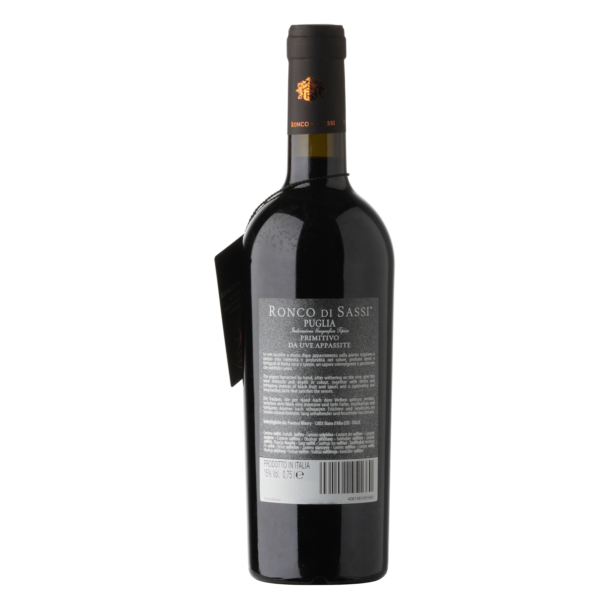 Ronco di SasSi Primitivo Primitivo Appassimento IGT | ALDI-now