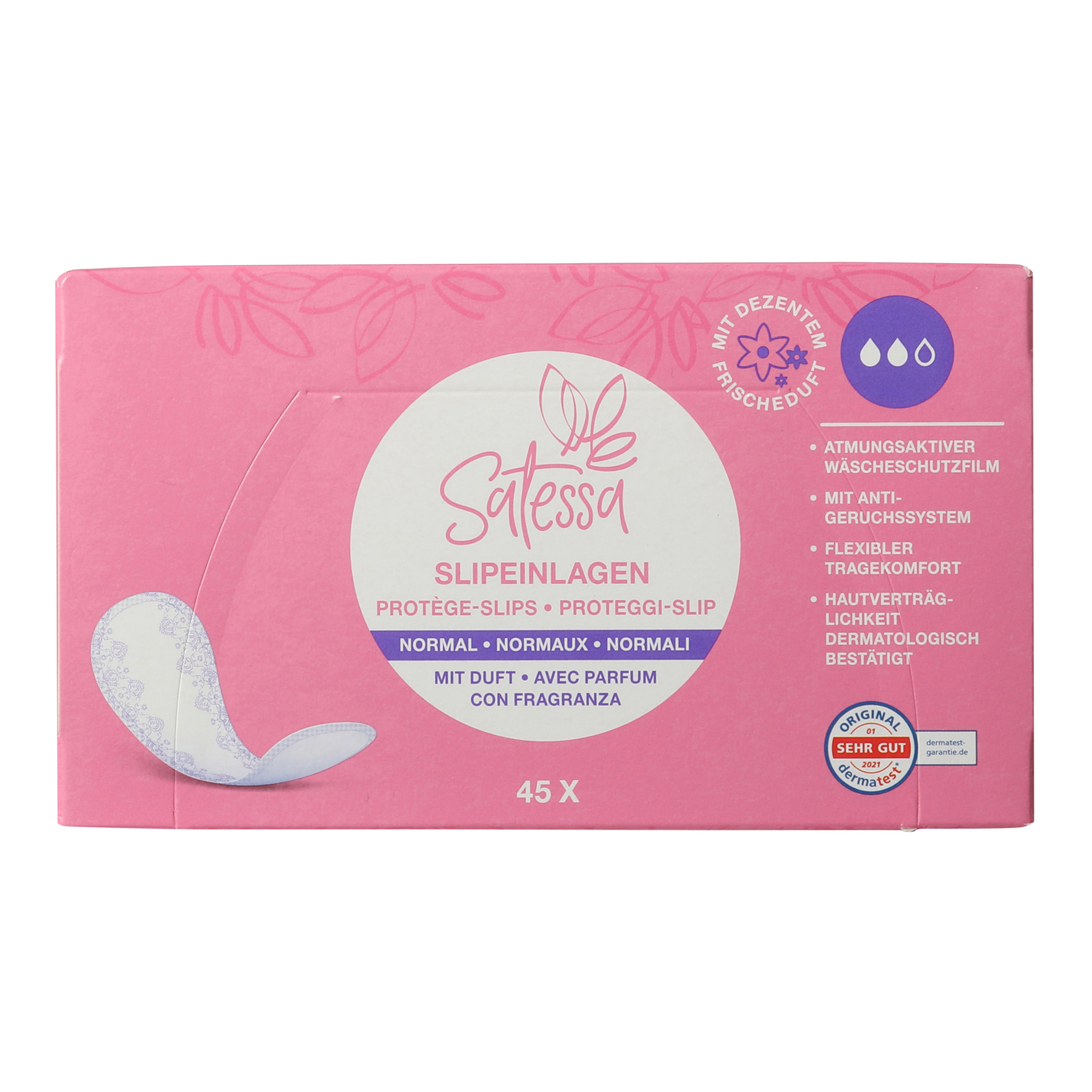 SATESSA Slipeinlagen, Normal mit Duft | ALDI-now SATESSA Slipeinlagen, Normal mit Duft | ALDI-now