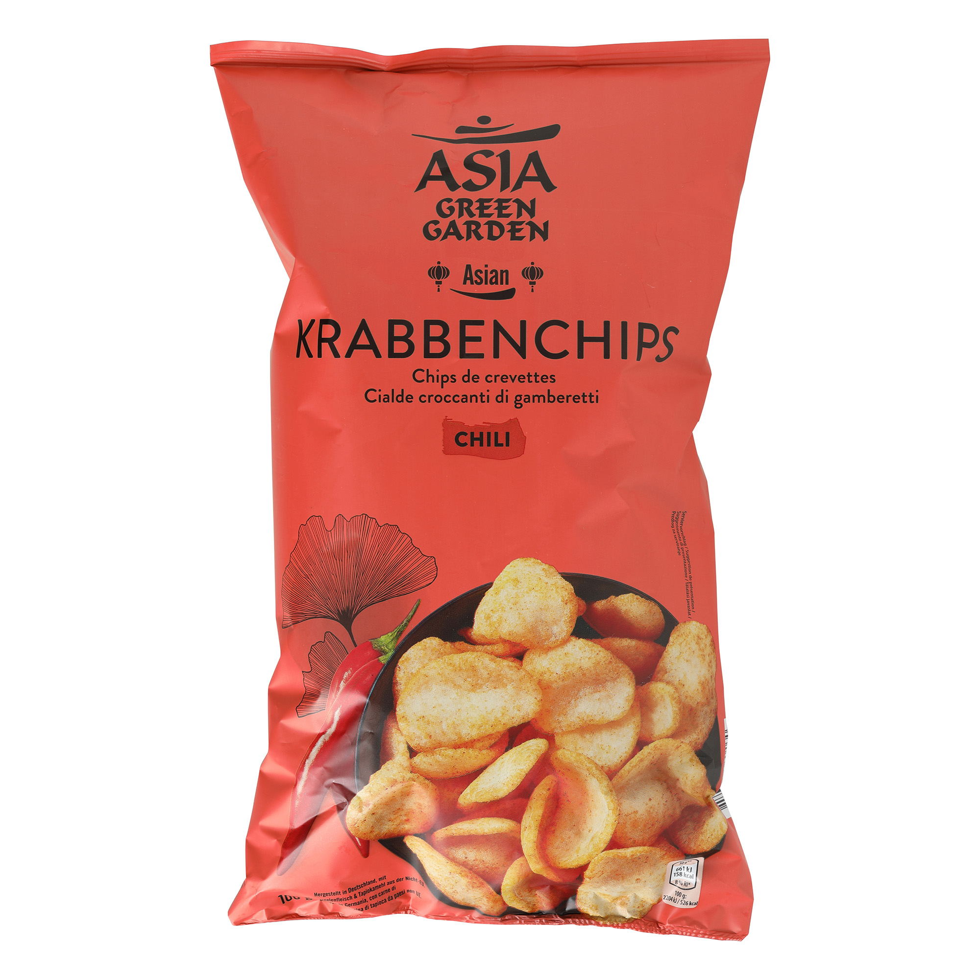 ASIA GREEN GARDEN Krabbenchips, Chili | ALDI-now