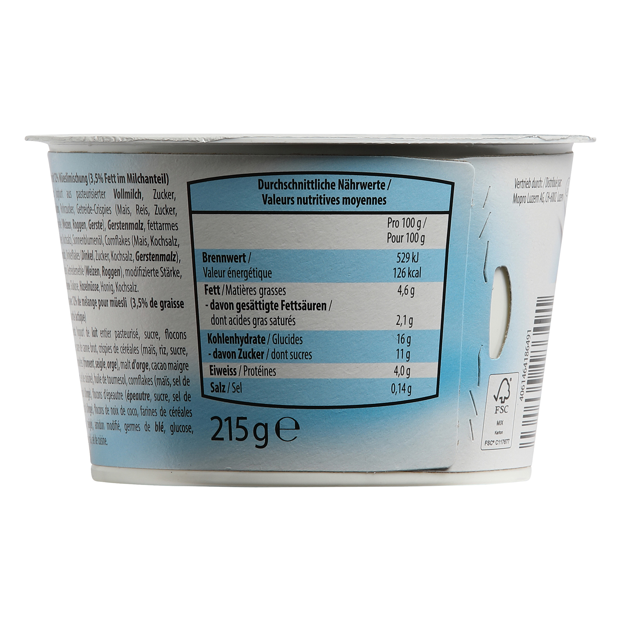 MILFINA Naturejoghurt mit Müesli, Nature | ALDI-now