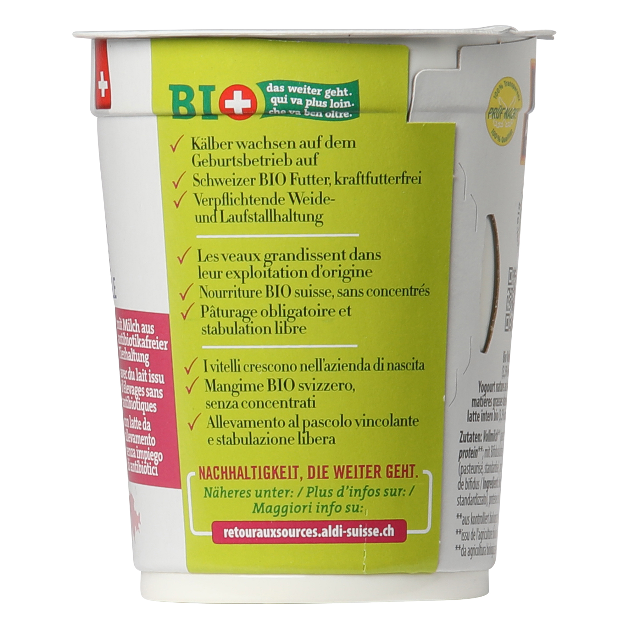 RETOUR AUX SOURCES BIO Joghurt Bifidus 3.5 % Fett | ALDI-now