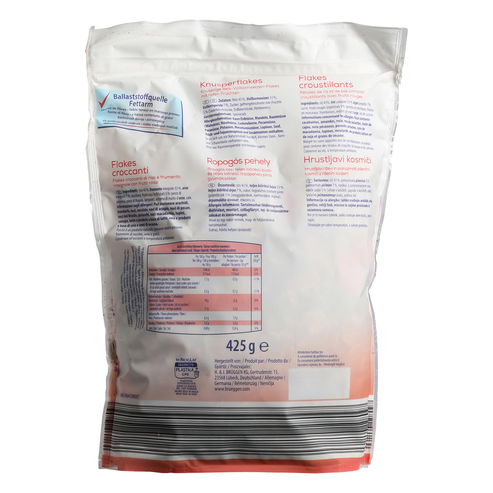 HAPPY HARVEST Fit & Crunch Flakes, Rote Früchte | ALDI-now