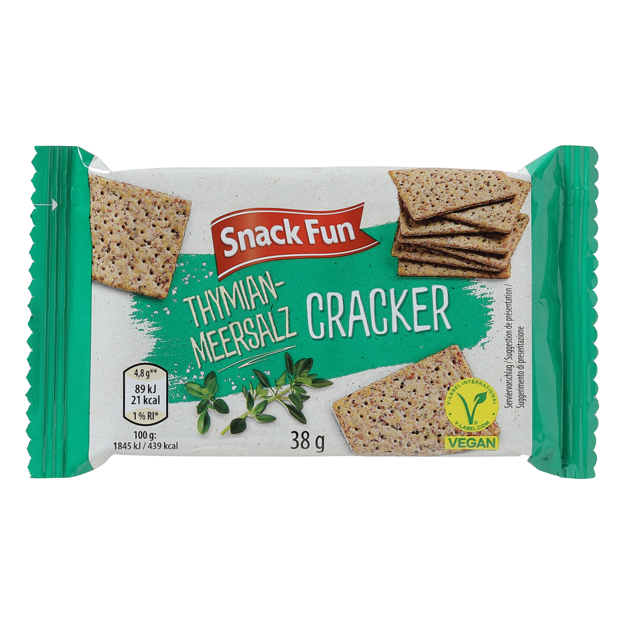 SNACK FUN Crackers thym, pack de 5 | ALDI-now