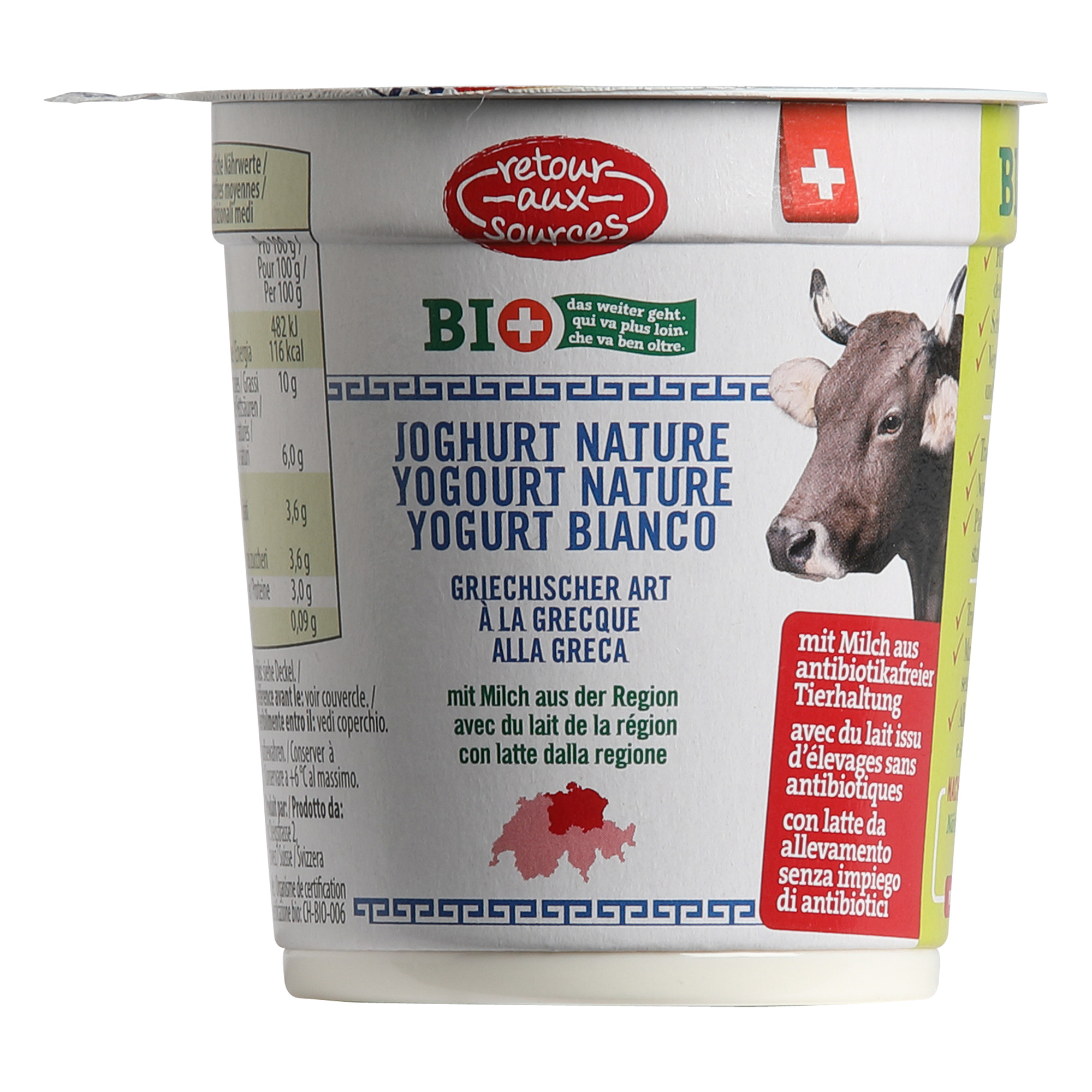 RETOUR AUX SOURCES BIO Yogurt nature alla greca | ALDI-now