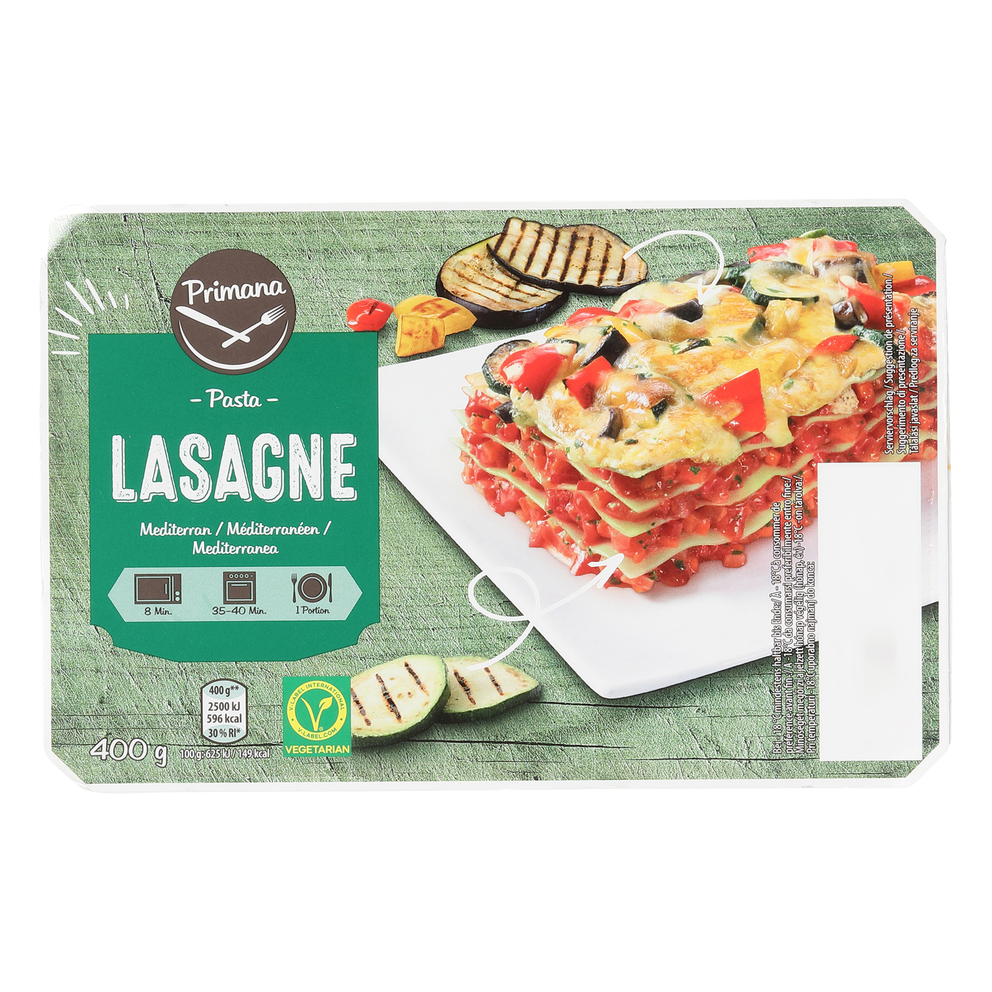 PRIMANA Pastagericht, Lasagne Mediterran | ALDI-now