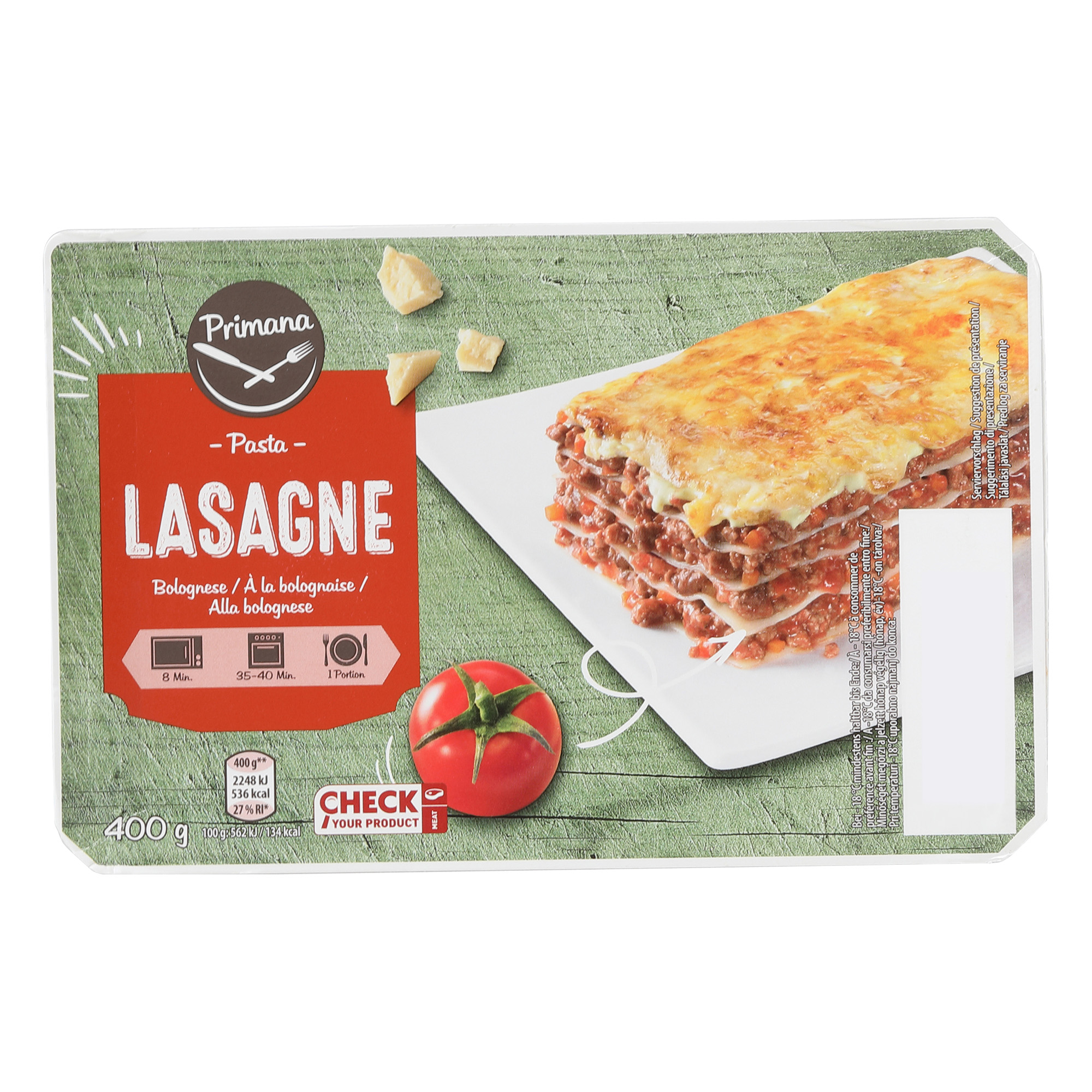 PRIMANA Pastagericht, Lasagne Bolognese | ALDI-now