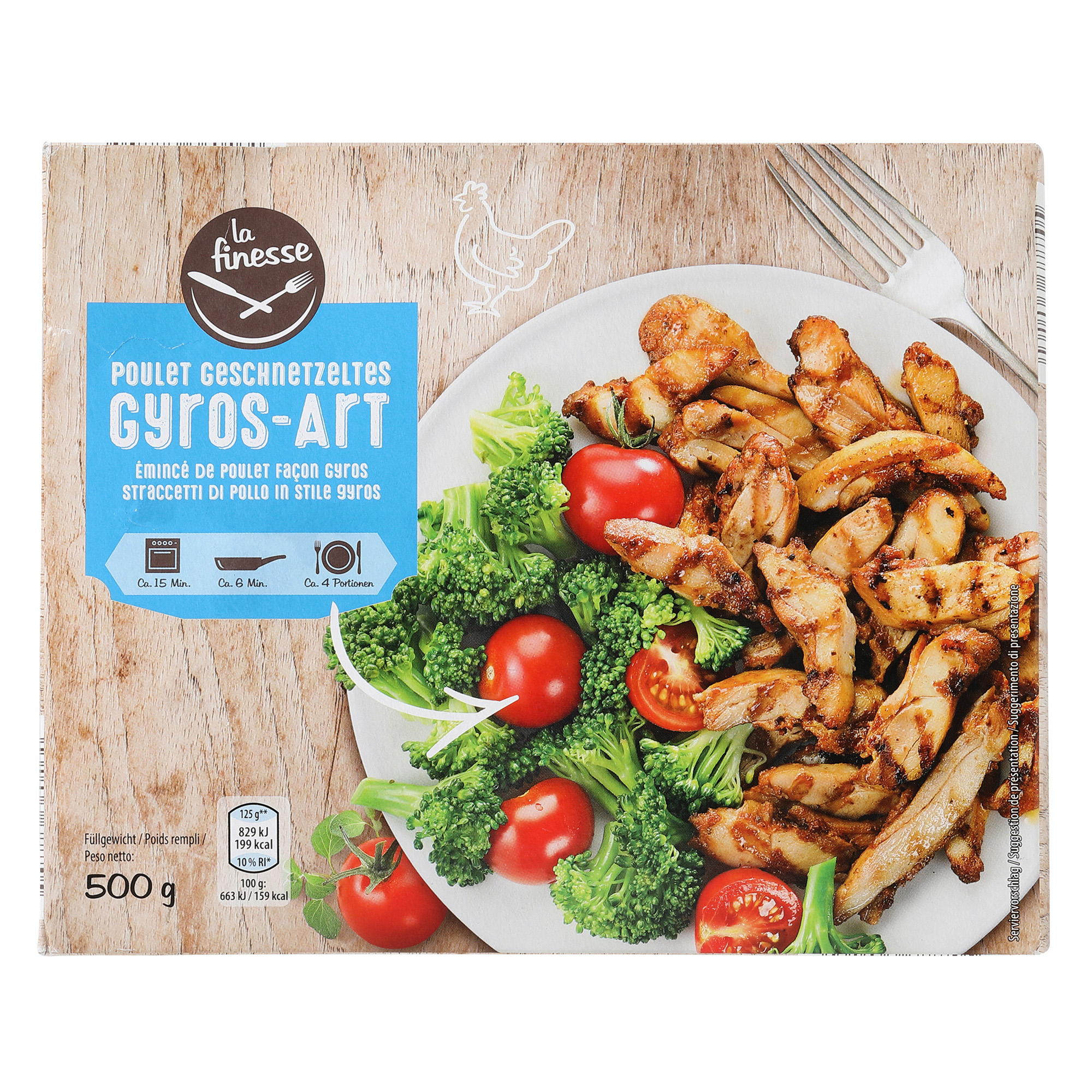 LA FINESSE Sminuzzato di pollo, gyros style | ALDI-now