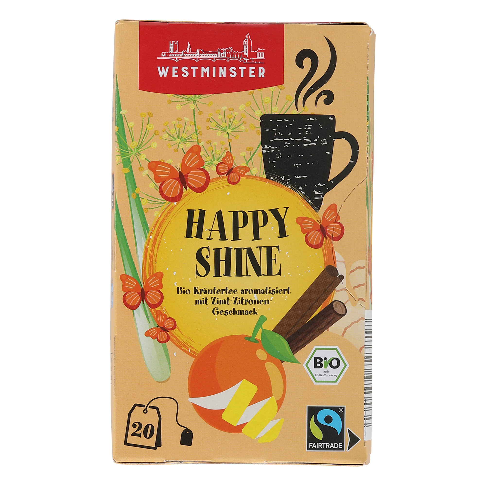 WESTMINSTER Fairtrade-BIO Feel Good Tea, Happy shine | ALDI-now