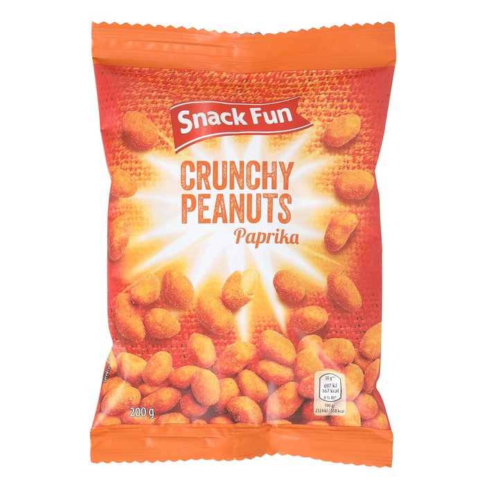 SNACK FUN Crunchy Peanuts, Paprika | ALDI-now