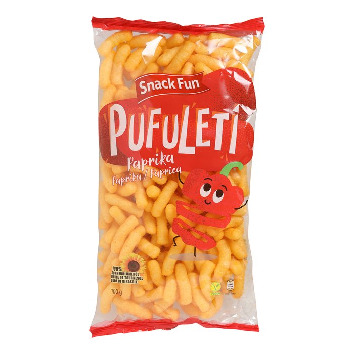 SNACK FUN Pufuleti Maispops Paprika | ALDI-now