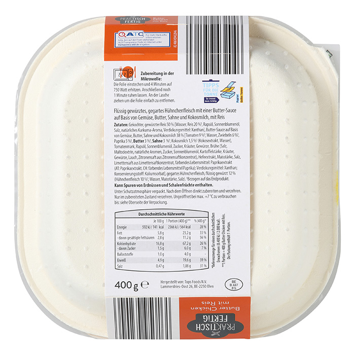 PRAKTISCH FERTIG Fertiggericht, Butter Chicken | ALDI-now