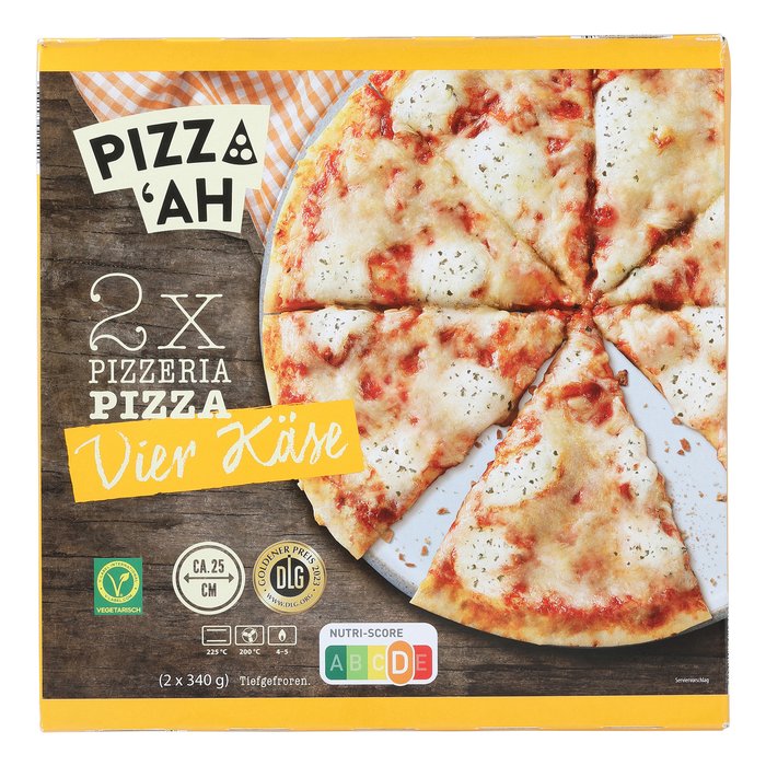 PIZZ‘AH Pizza 4-Käse | ALDI-now