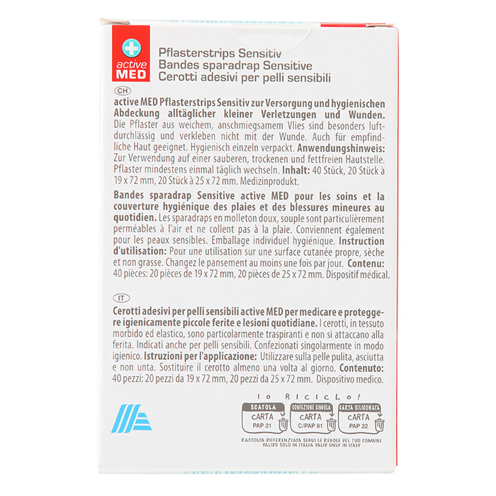 ACTIVE MED Pflasterstrips Sensitiv | ALDI-now