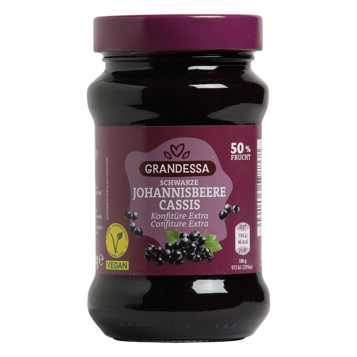 GRANDESSA Konfitüre Extra Schwarze Johannisbeere | ALDI-now