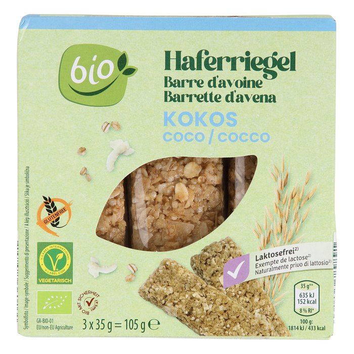 BIO Barrette all'avena cocco | ALDI-now